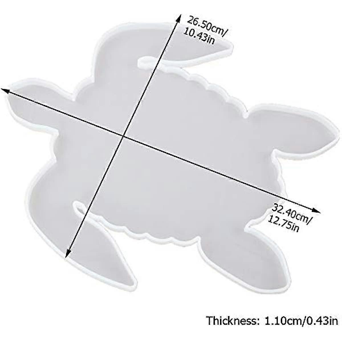Large Sea Turtle Tray Resin Mold Silicone Turtle Shape Epoxy Resin ...