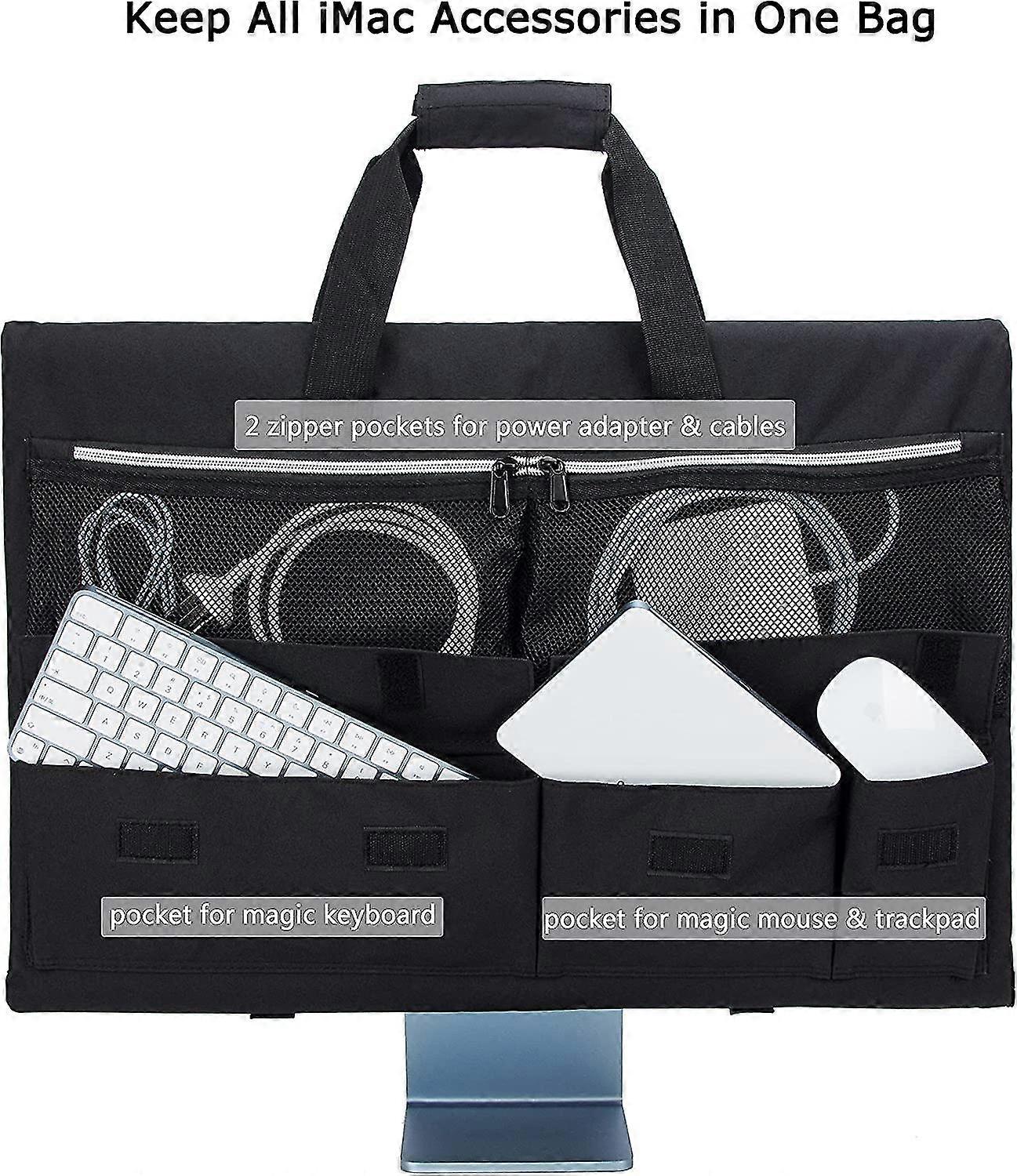 Travel Carrying Case for 24 iMac Desktop Computer, Protective Storage ...