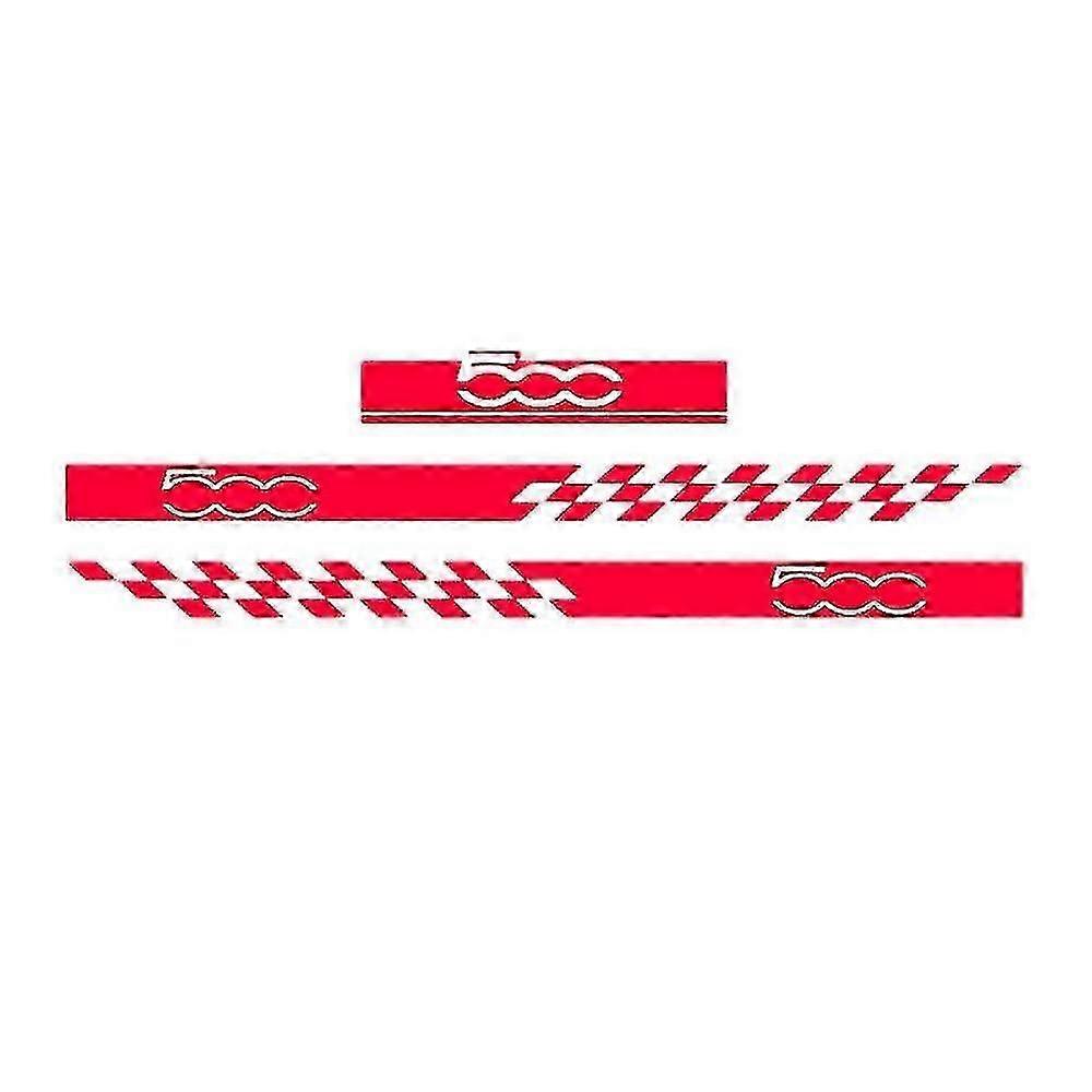 Car Hood Bonnet Stickers Set - Body Decals For Fiat 500, Auto Decor ...