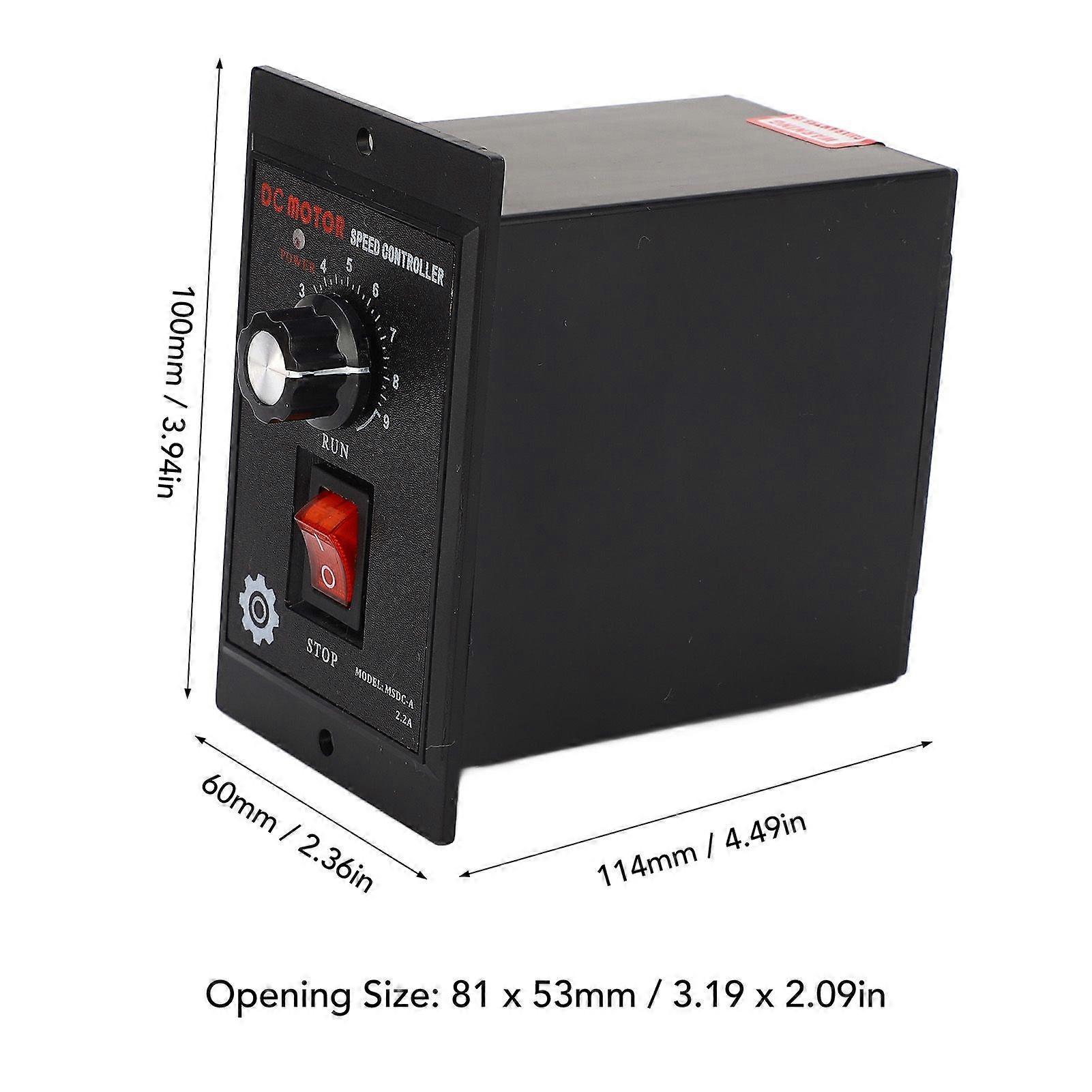 DC Motor Speed Controller 110V AC Input 110V DC Output Motor Regulator Control Switch 400W ...