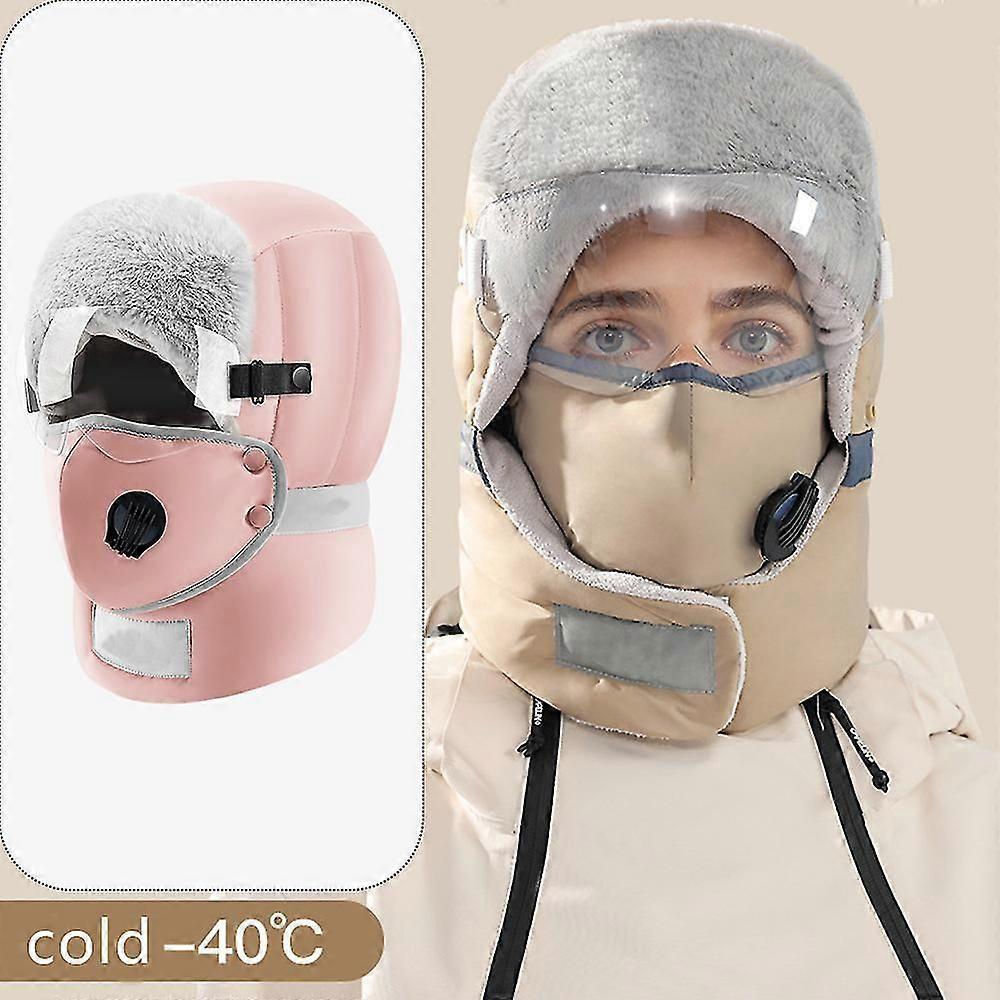 Men's Women's Winter Hats,full Face Mask Cold Cap,winter Hunting Hat ...