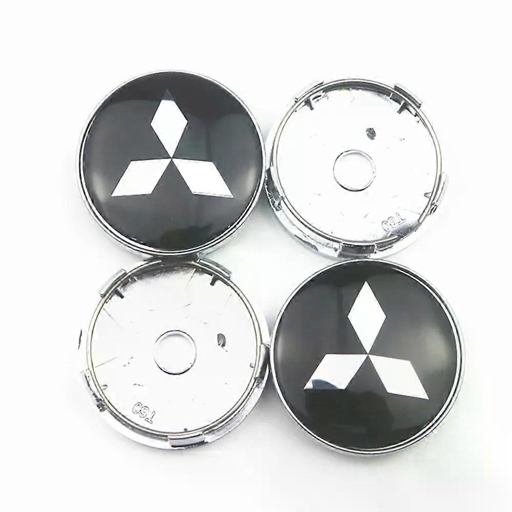 4pcs 60mm Car Wheel Hub Stickers Rim Center Cap Emblem Badge Decal ...