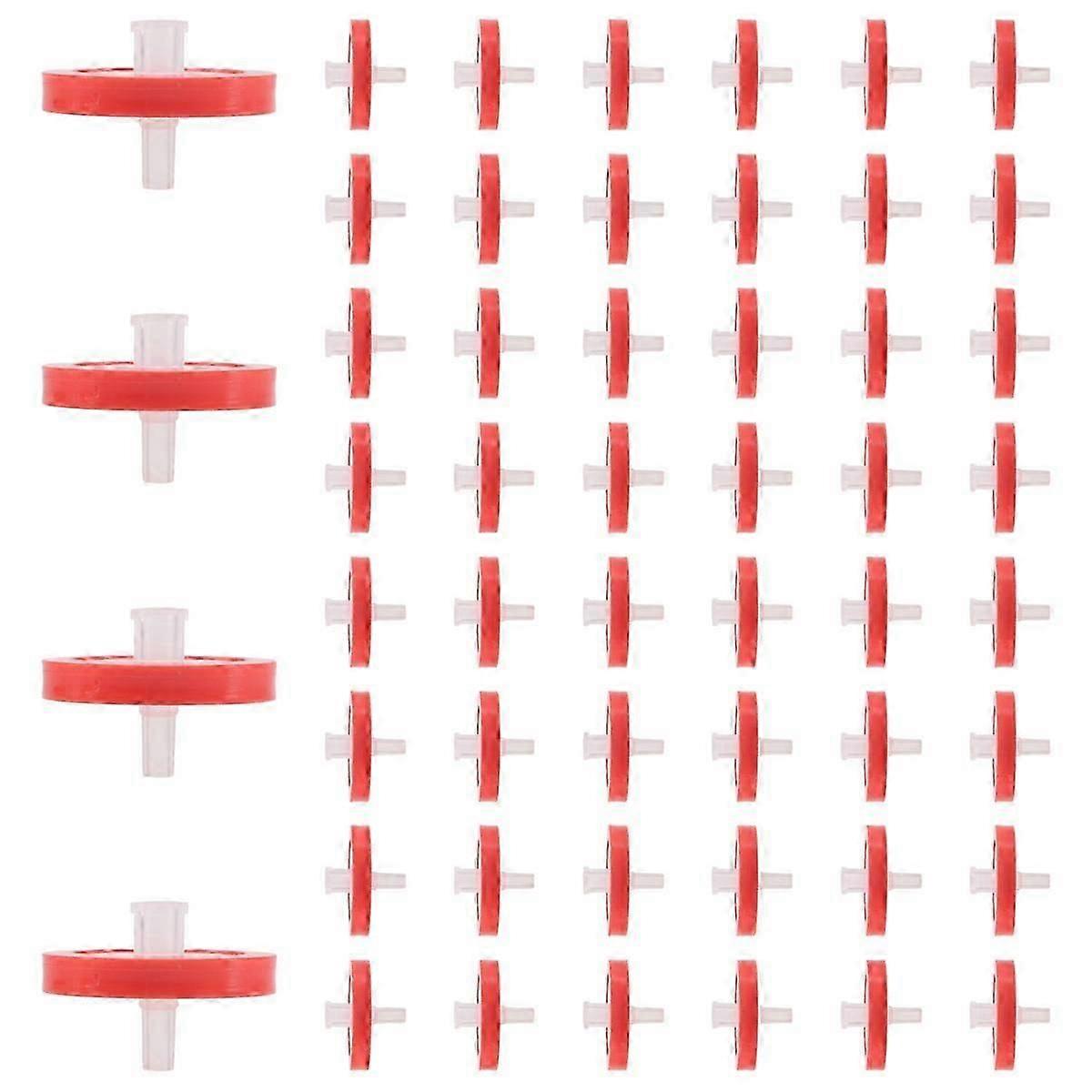 100 PCS Syringe Filter PTFE, Syringe Lab Filter 25mm Membrane Diameter ...