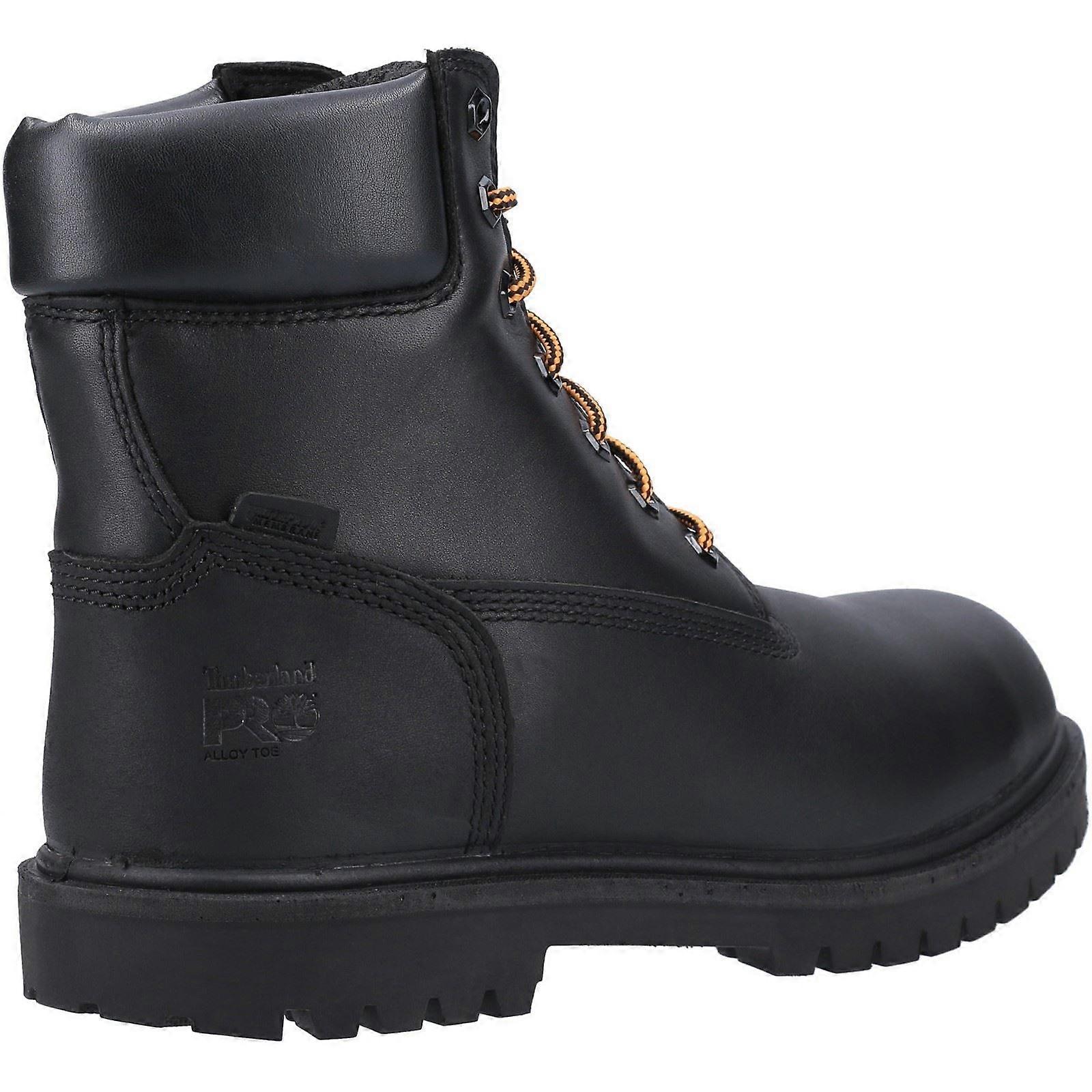 Timberland Pro Iconic Black Mens Premium Full Grain Leather Safety ...