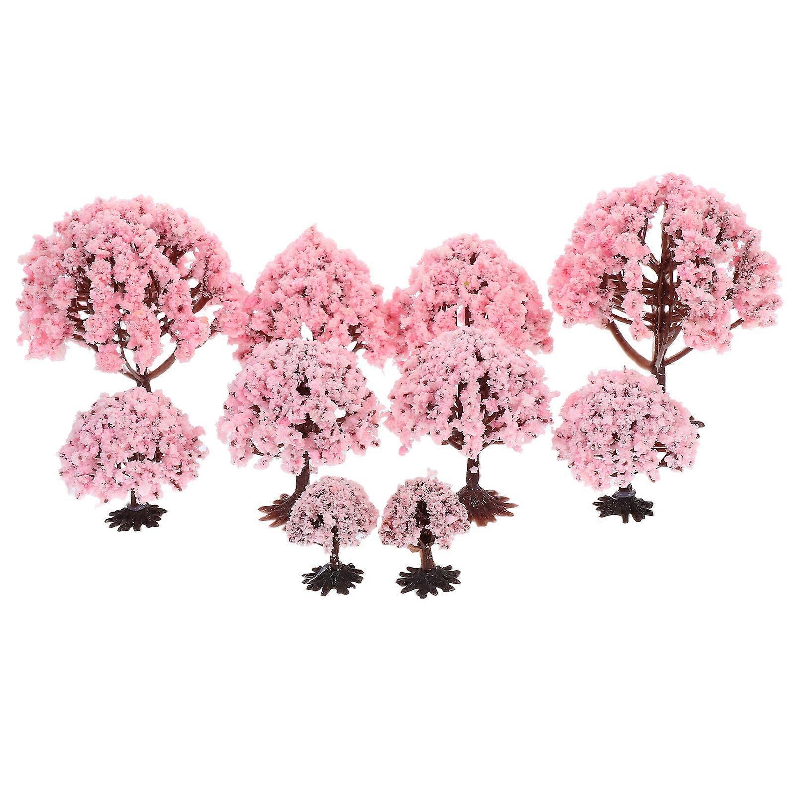 Minature Trees Mini Tree Model Diy Enthusiasts 4.00X3.50X3.50cm Sponge ...