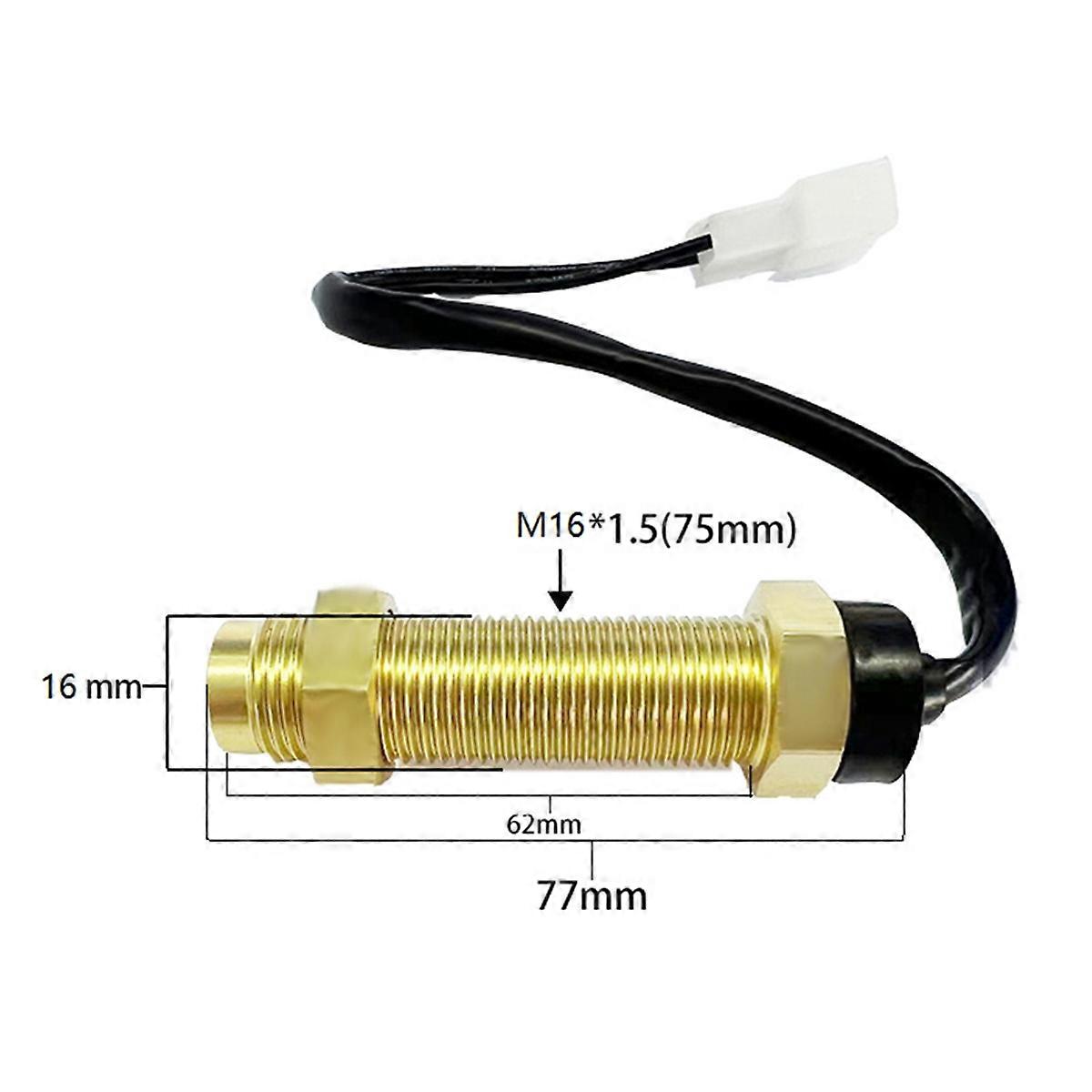 M16 Tachometer Sensor RPM Tachometer 12V 24V Tacho Sender Sensor for ...