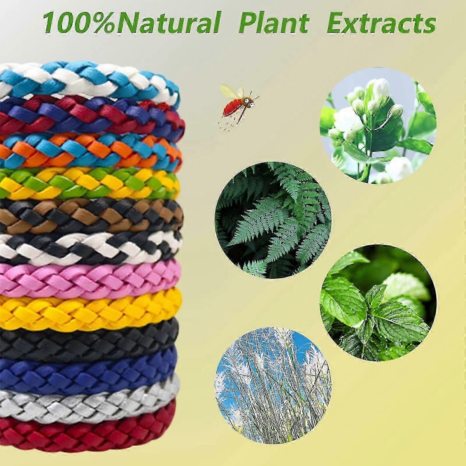12Pcs Leather Mosquito Repellent Bracelet | Fruugo UK