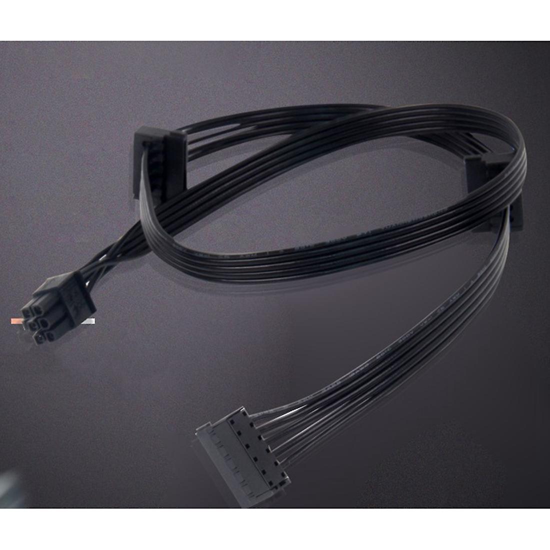 1pcs Gpu Pci 6pin Male 1 To 3 Sata Ssd Supply Cable For Cx850m Cx750m ...
