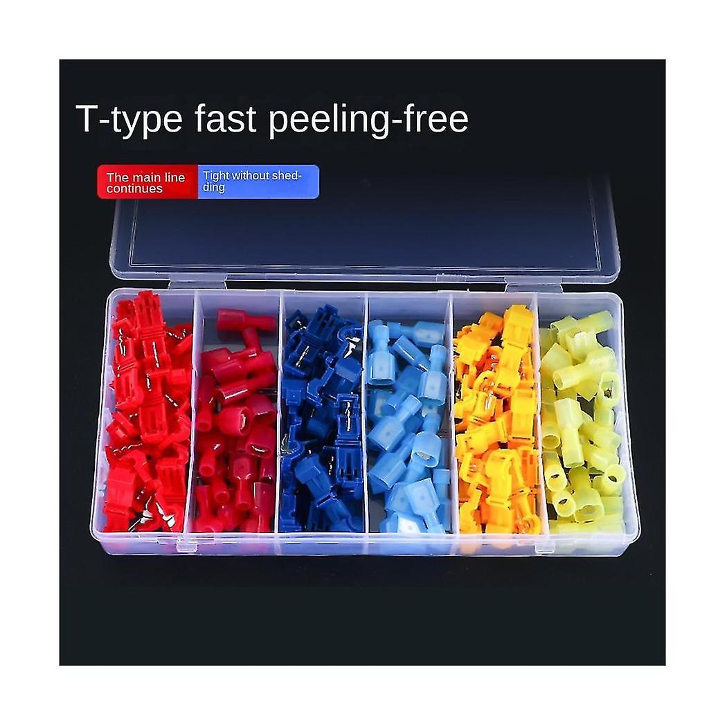 120 Pcs/60 Pairs Quick Splice Wire Terminals T-tap Self-stripping With ...