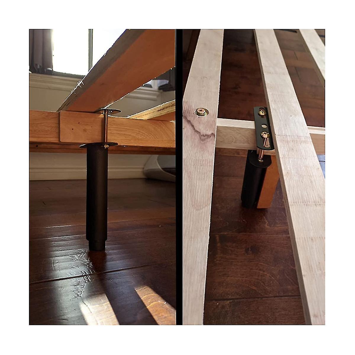 2 Pcs Bed Frame Legs,adjustable Height Center Support Leg For Bed Frame ...