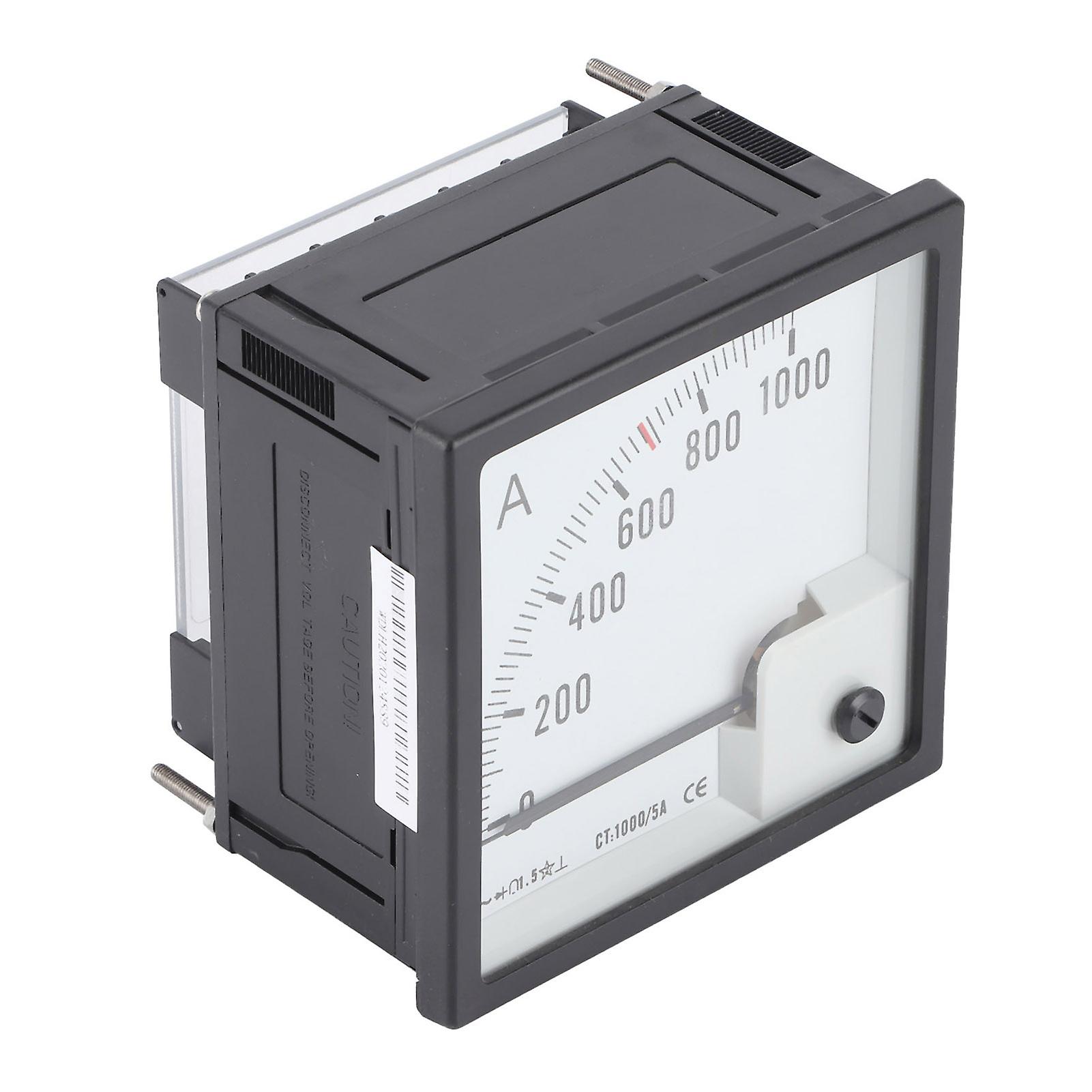 Ammeter,Pointer Needle Ammeter 0-1000A AMP Gauge Pointer Ammeter Ultra ...