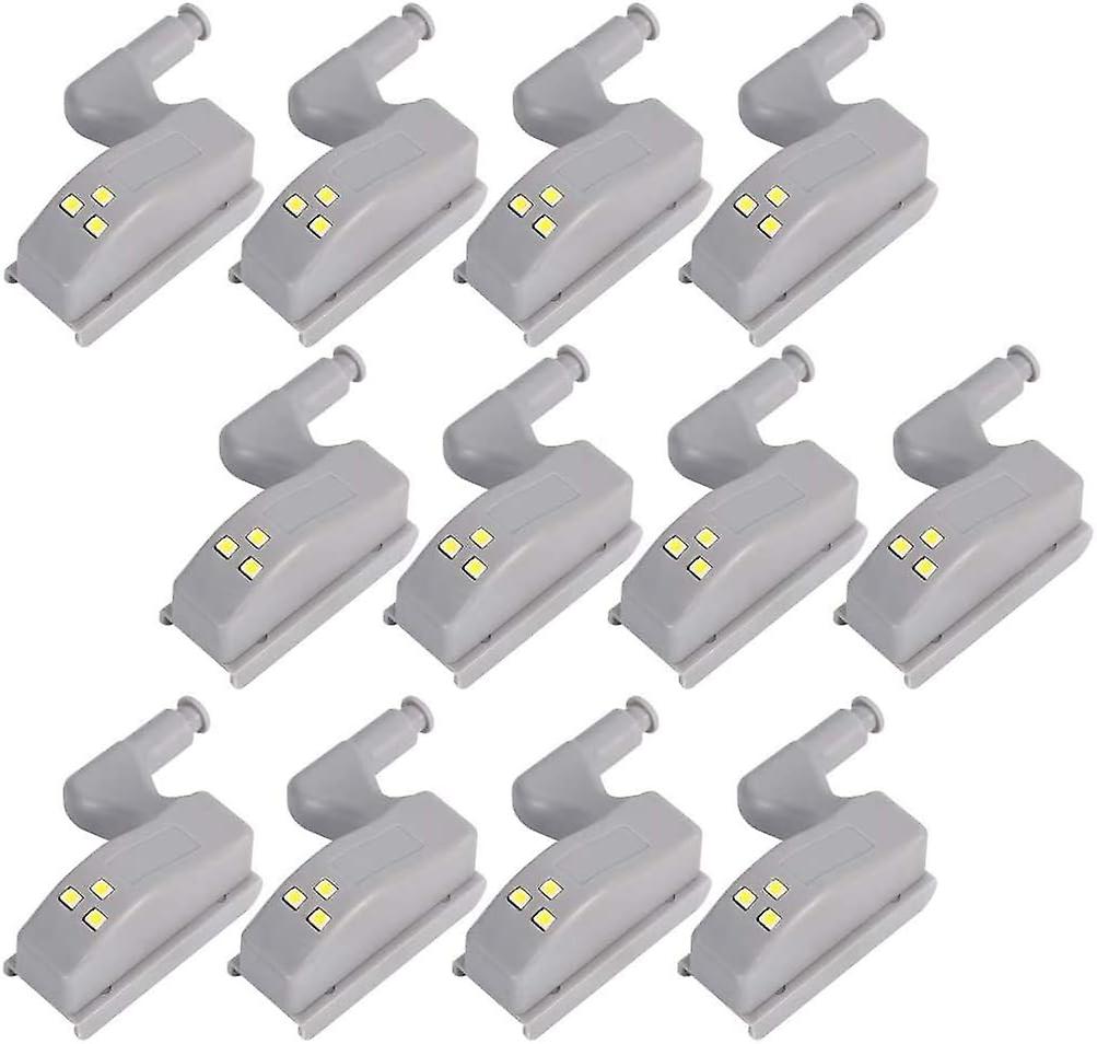 12 Pack LED Hinge Lights with Sensor for Living Room, Bedroom, Wardrobe ...