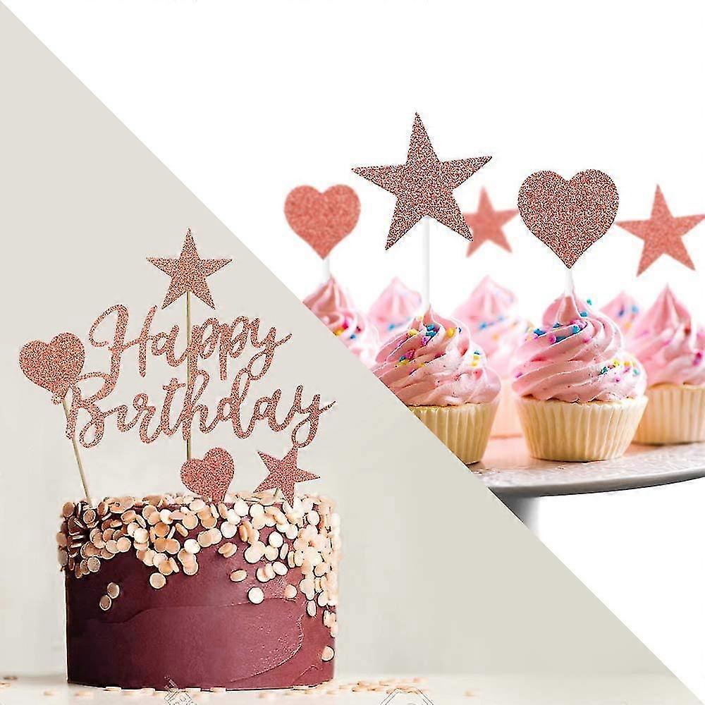 Cake Topper, 22 Pack Cake Toppers, Girl Cake Topper, , Cake Topper ...