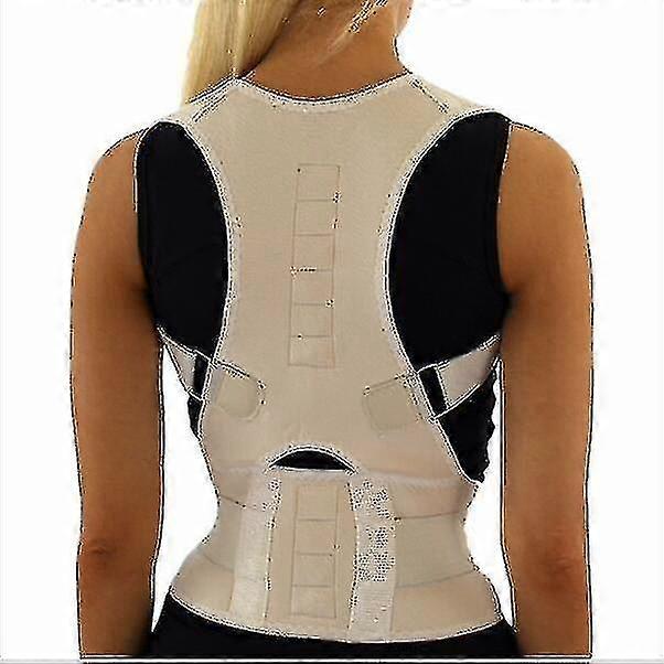 Professional Adjustable Magnetic Back Chest Support Belt Posture ...
