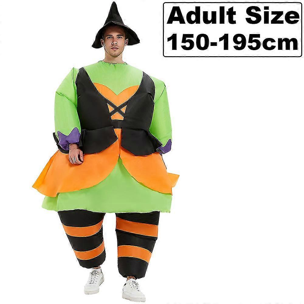 Adult Scary Ghost Evil Witch Inflatable Costume Purim Halloween Anime ...