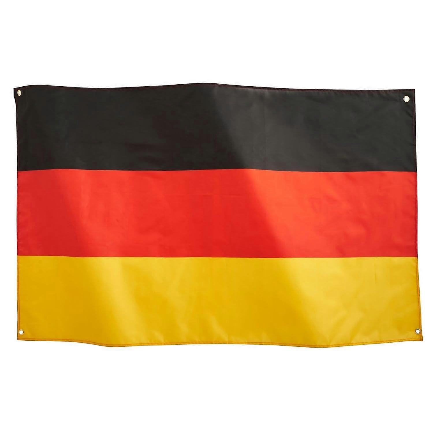 Tyskland Flagga Deutschland BannerMässing Ögla i varje hörn, Enhetsdag ...
