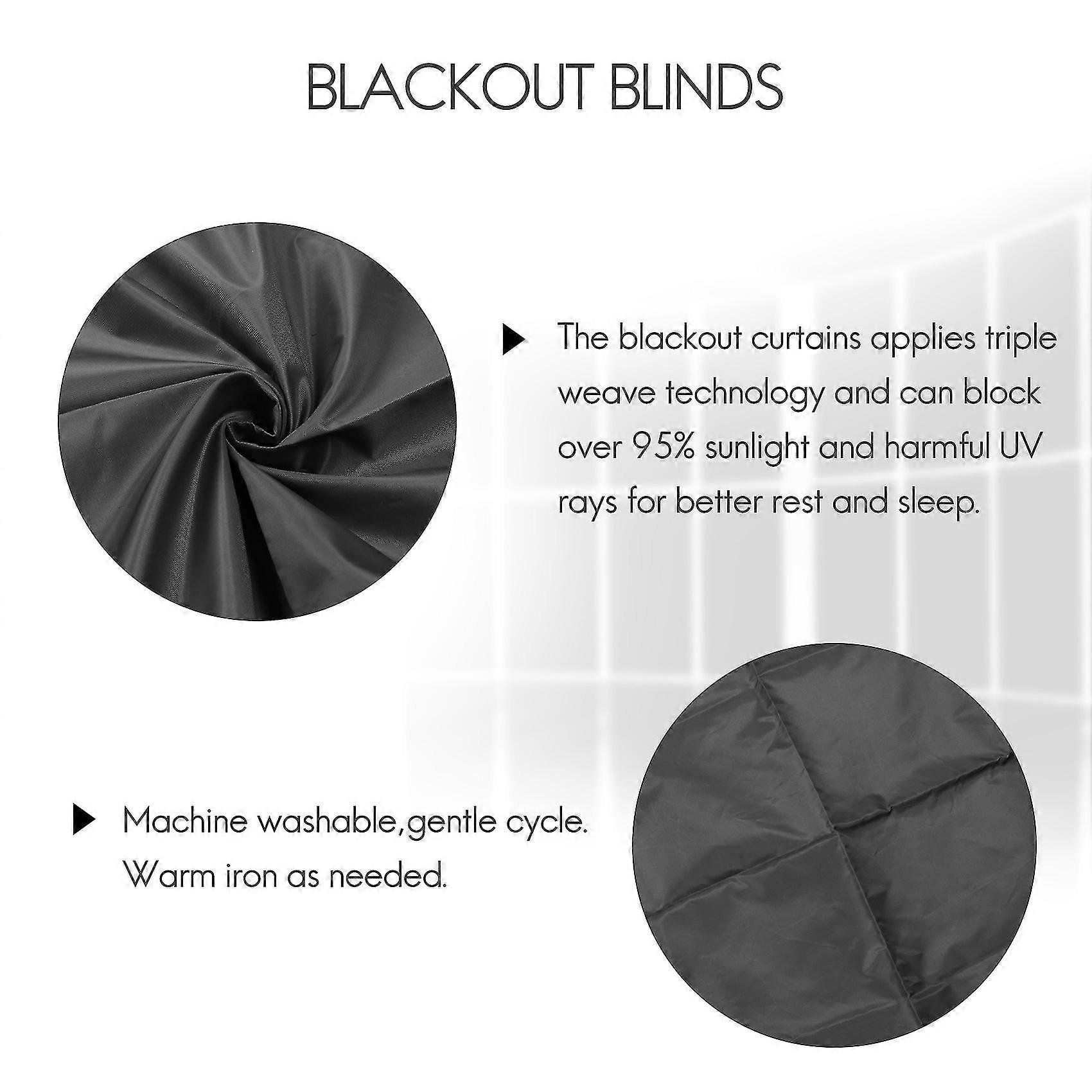 Blackout Blinds - Portable Window Curtains,easy To Install With Suction ...