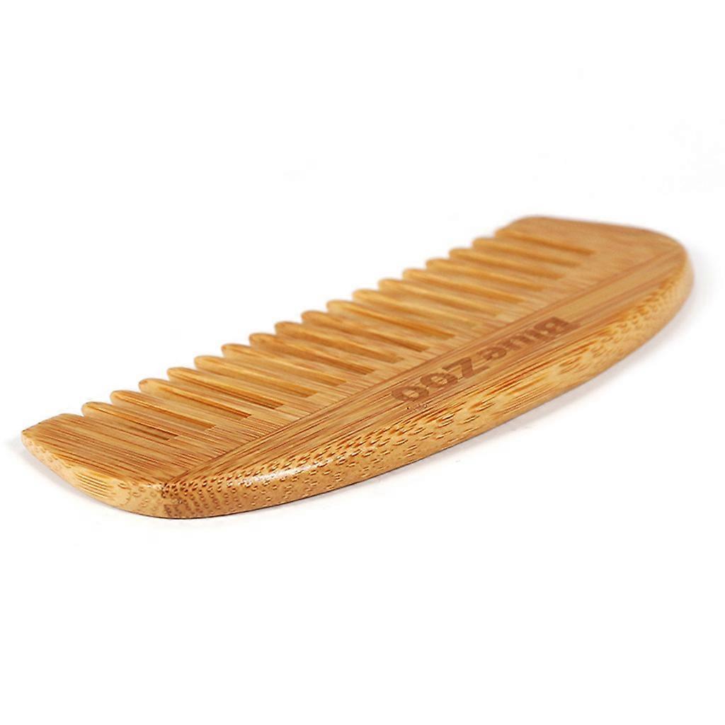12cm Length Mini Portable Natural Bamboo Wooden Hair Combs Curved ...