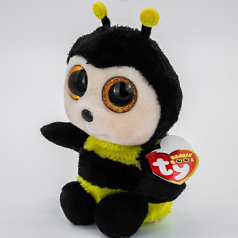 New 6"15cm TY Big Glitter Eyes Cute Bee ladybug Plush Stuffed Animal ...