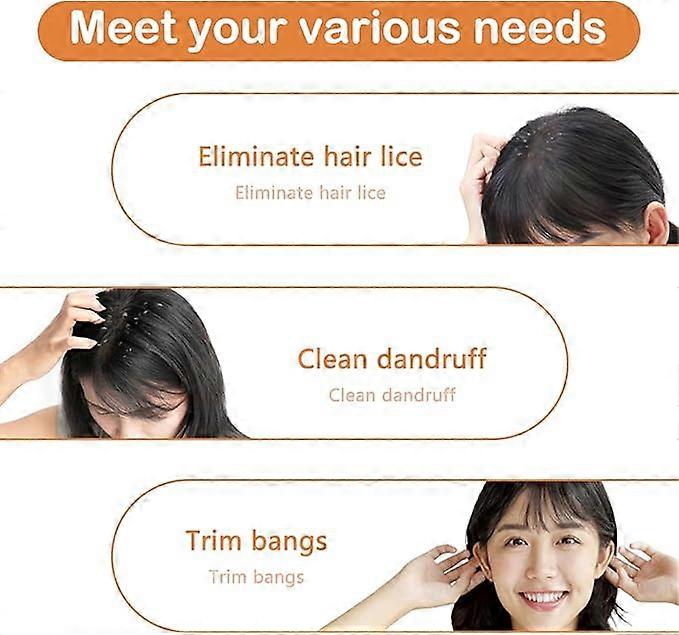 2Pcs Dandruff Comb Lice combs Fine tooth comb Dandruff comb remover ...