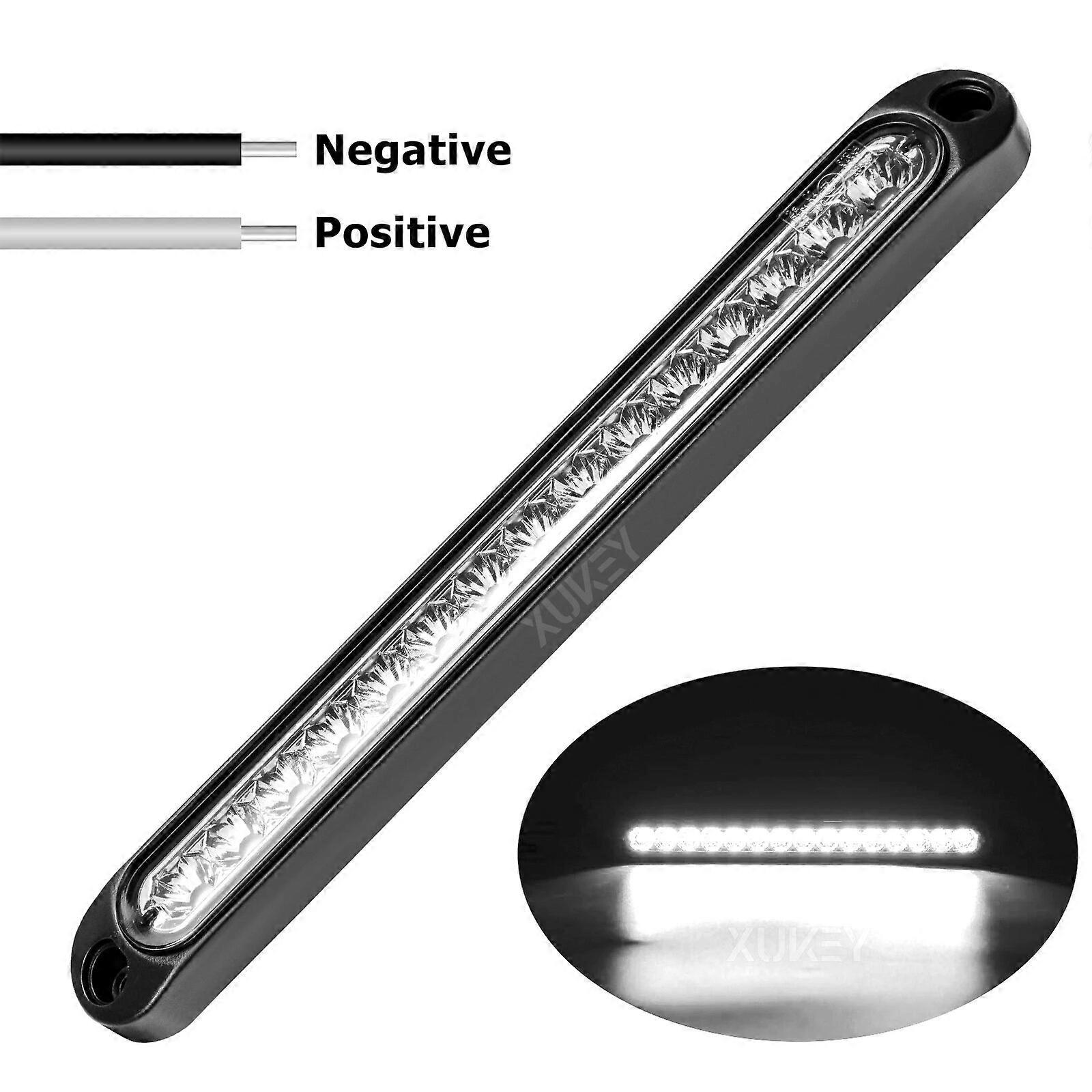 15LED Tail Light Strip Bar License Plate Strip Tail Brake Light Red ...