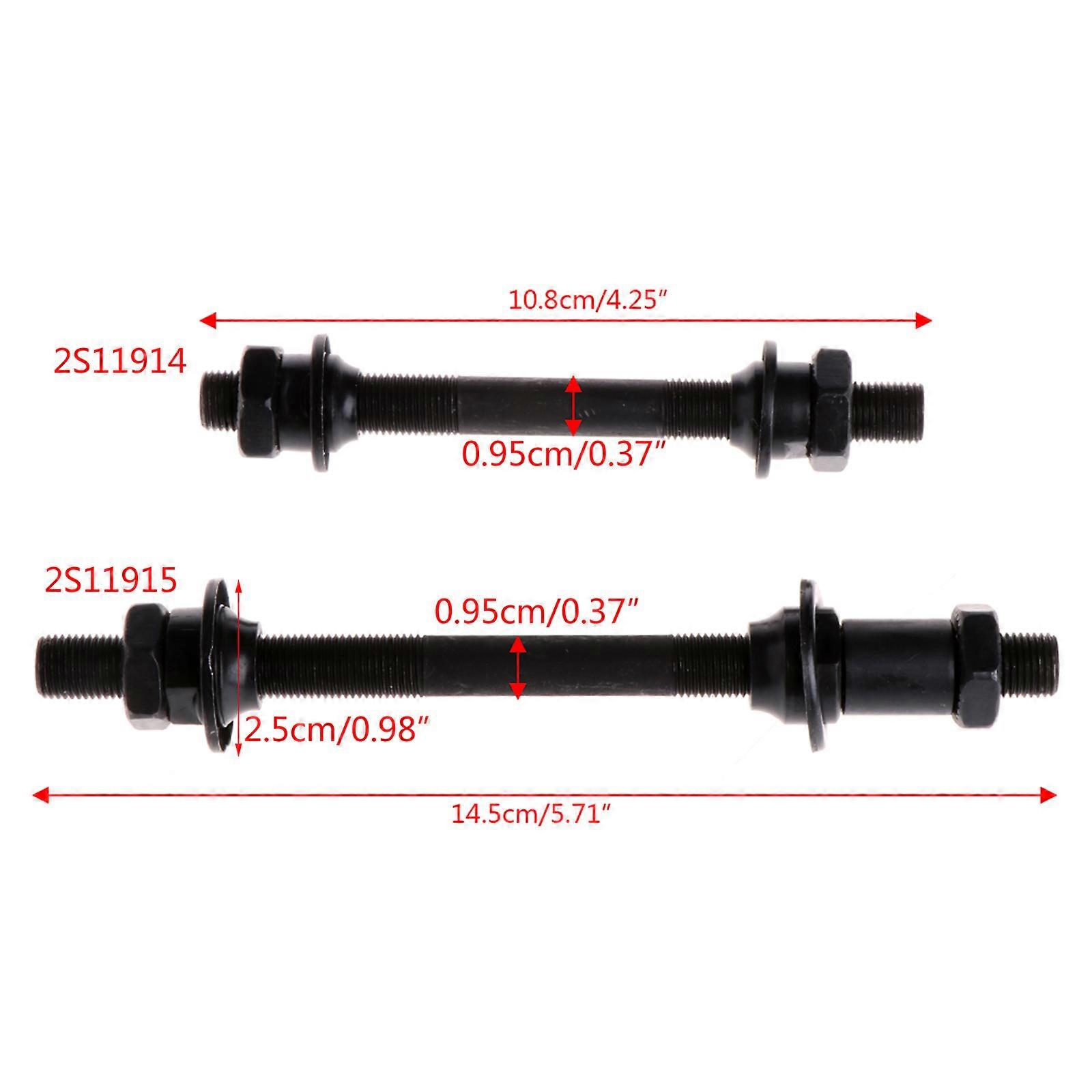 Mountain Bike Bicycle Quick Release Front Back Axles Hollow Hub Shaft ...