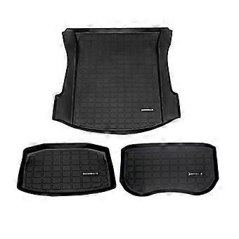 Car TPE Rubber Rear Trunk Storage Mat Front Trunk Mat Floor Waterproof Tasteless Protective for ...