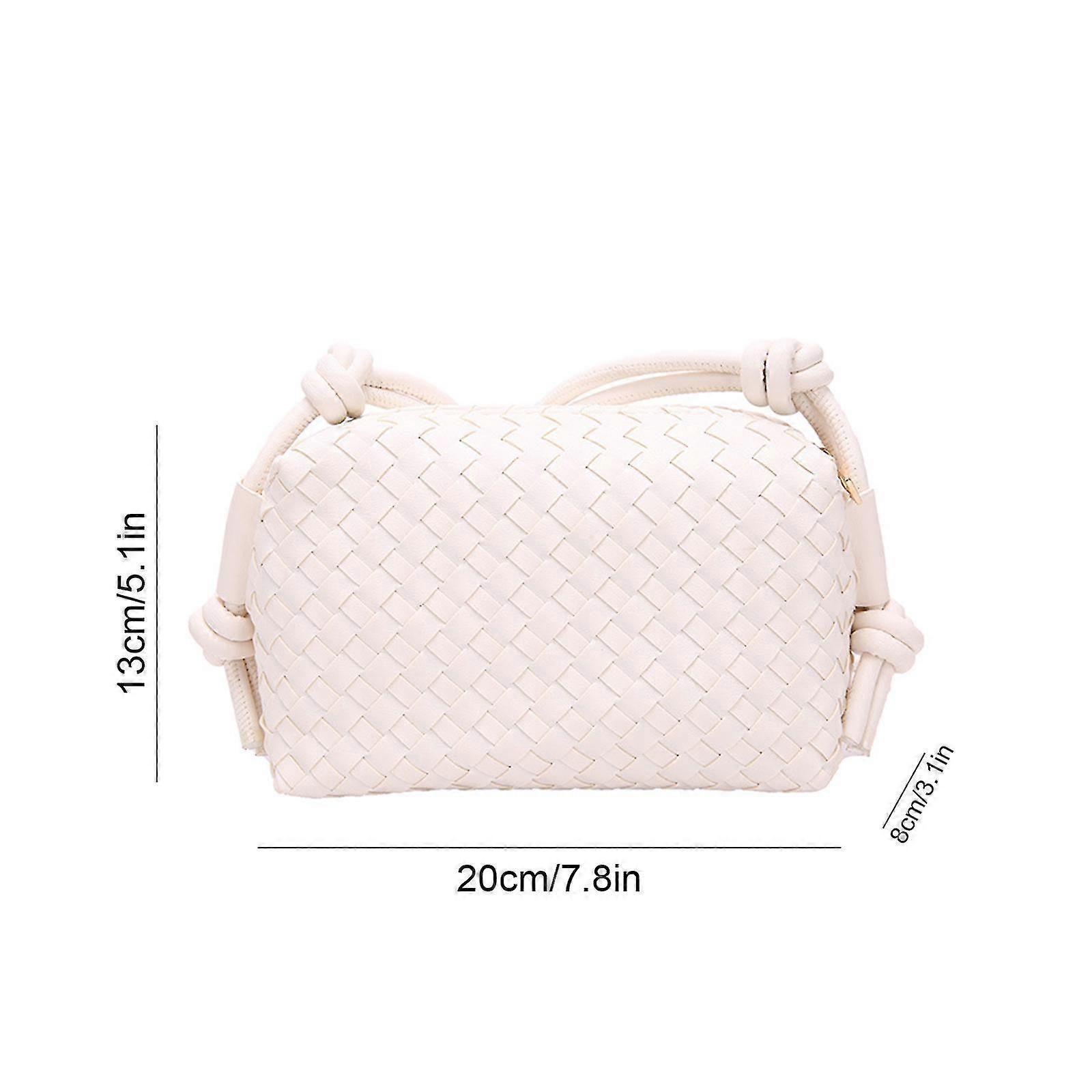 Women Woven Purse Small Crossbody Bag, Weave Quilted Purse Square ...