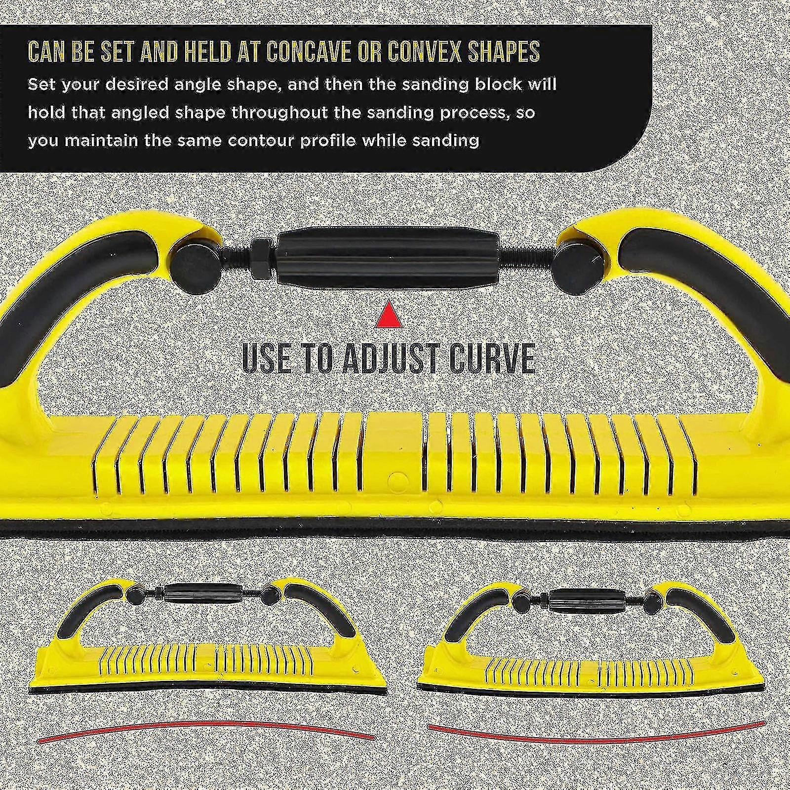 Adjustable Radius Flex Longboard Hand Sanding File Block Hand Grinder ...