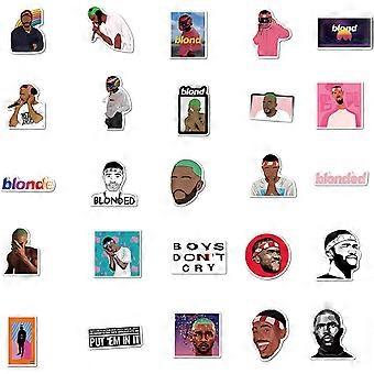 50 Pcs Frank Ocean Stickers,American Hip hop Singer Stickers Waterproof ...