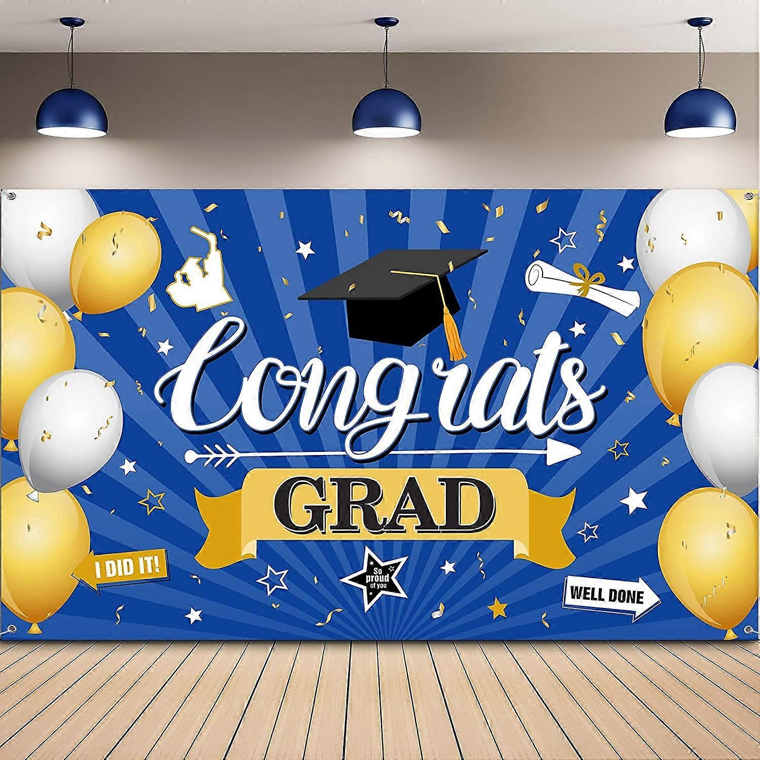 Graduation Decorations 2022 Congrats Grad Banner Graduation Photography ...
