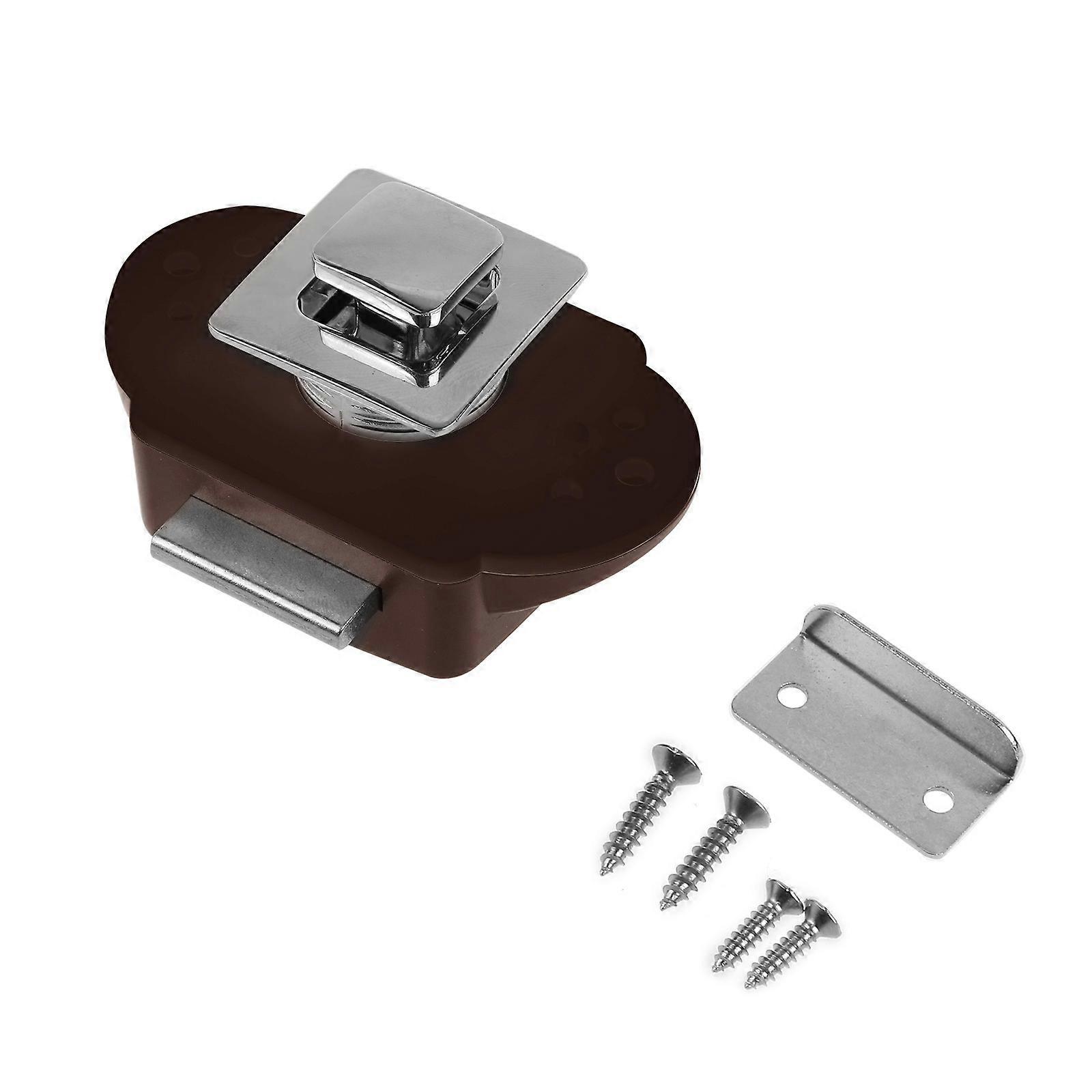 Push Button for Latch Catch Knob Lock Cupboard Cabinet Handle Caravan ...