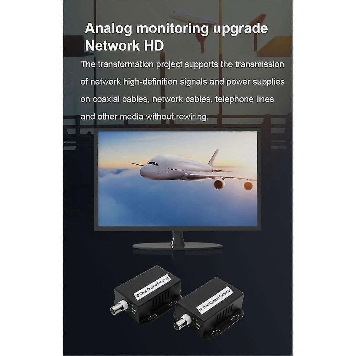 IP Network to Coaxial Extender Transfer From Net Cable Transmission to ...