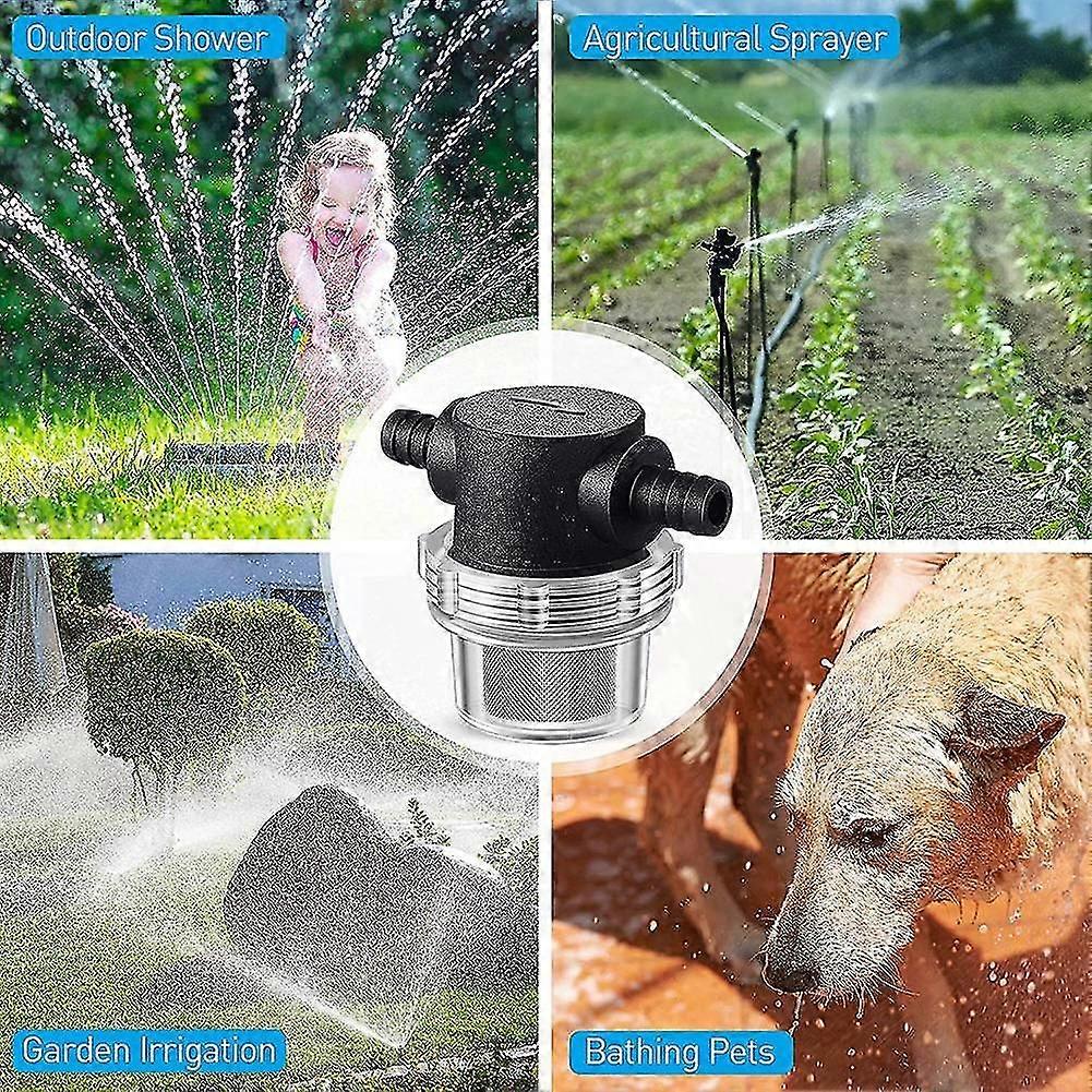 Water Pump Strainer,3/8 Inch Hose Barb In-Line Strainer Twist-On Pipe ...