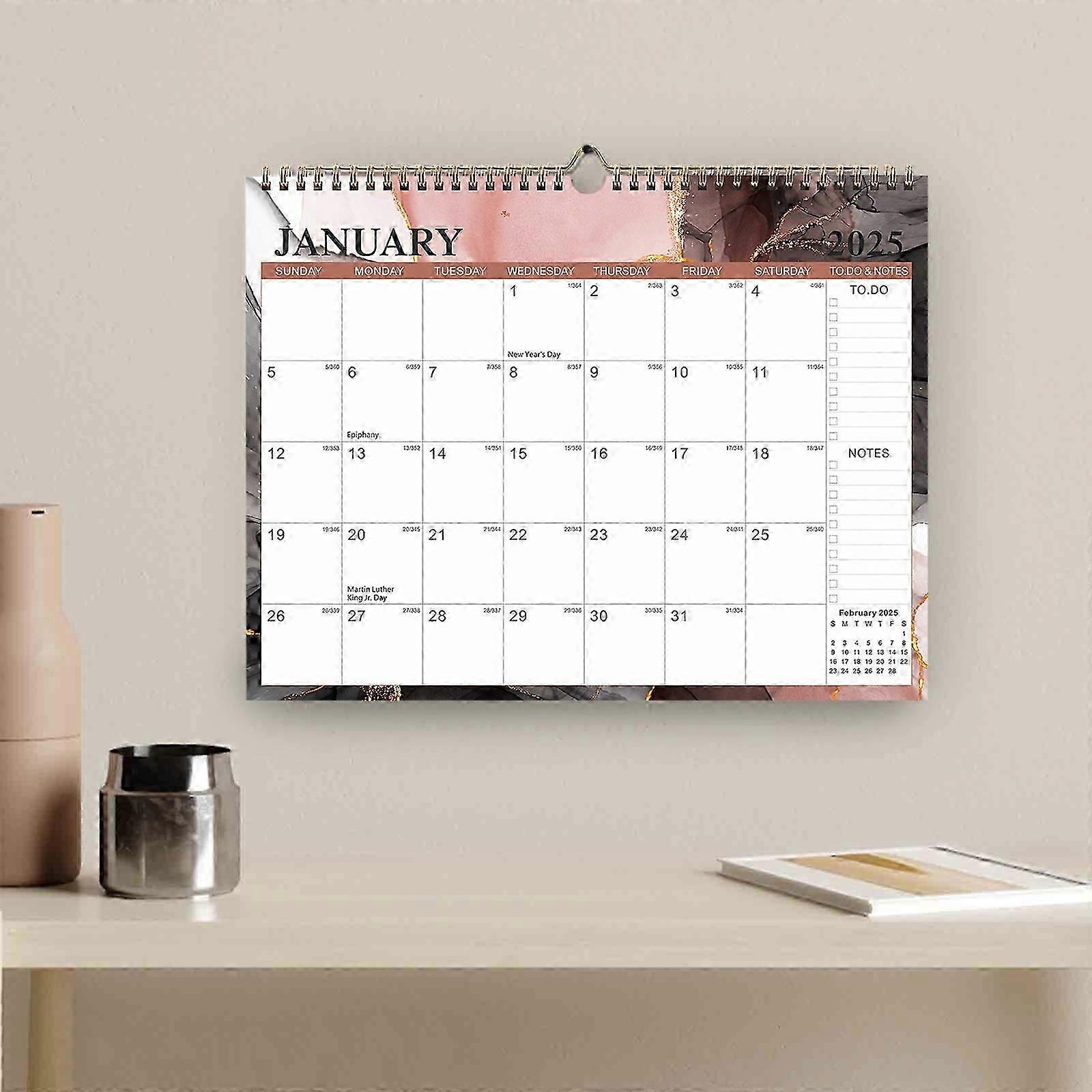 colour Wall Calendar 2025-26 Planning Calendar Thick Paper Yearly ...