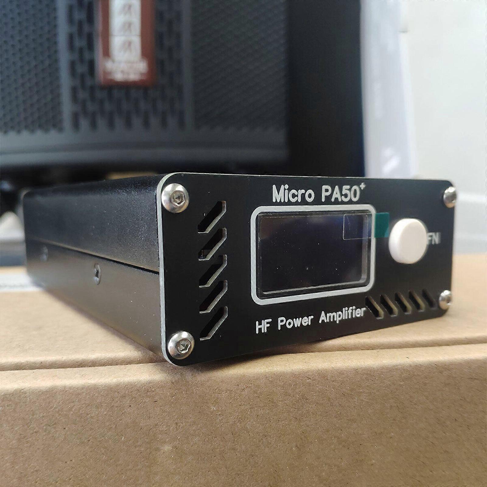 Micro PA50+(PA50 Plus) 50W 3.5-28.5MHz HF Power Amplifier with 1.3 ...