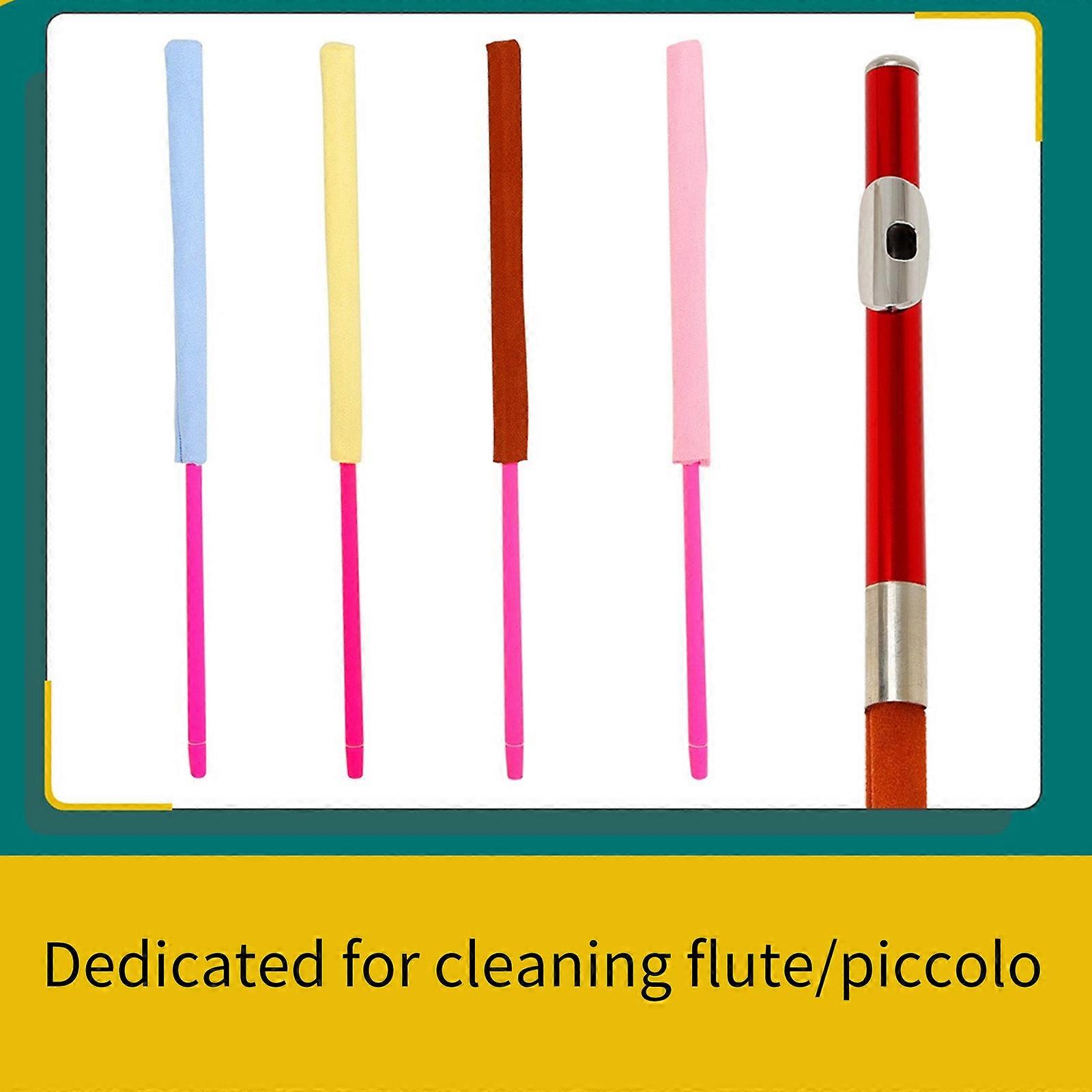 Flute Cleaning Rod Cloth Clarinet Cleaner Rod Integrated Stick Cleaning ...