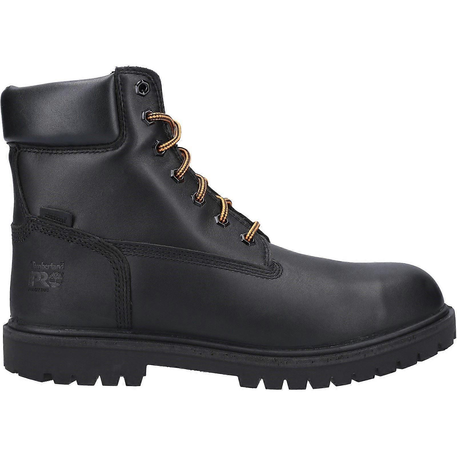 Timberland Pro Iconic Black Mens Premium Full Grain Leather Safety ...
