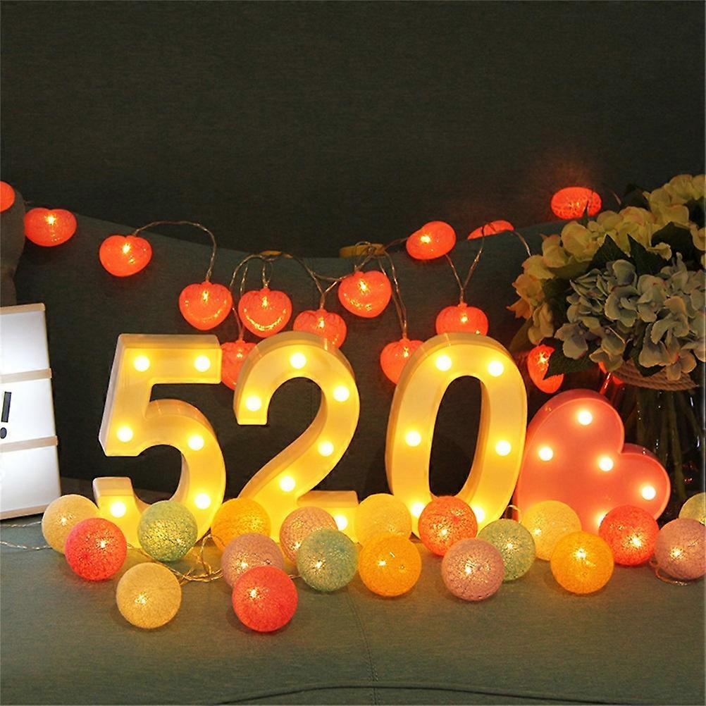 LED Number 5 Light Decorative LED Marquee Light Indoor Outdoor Party ...
