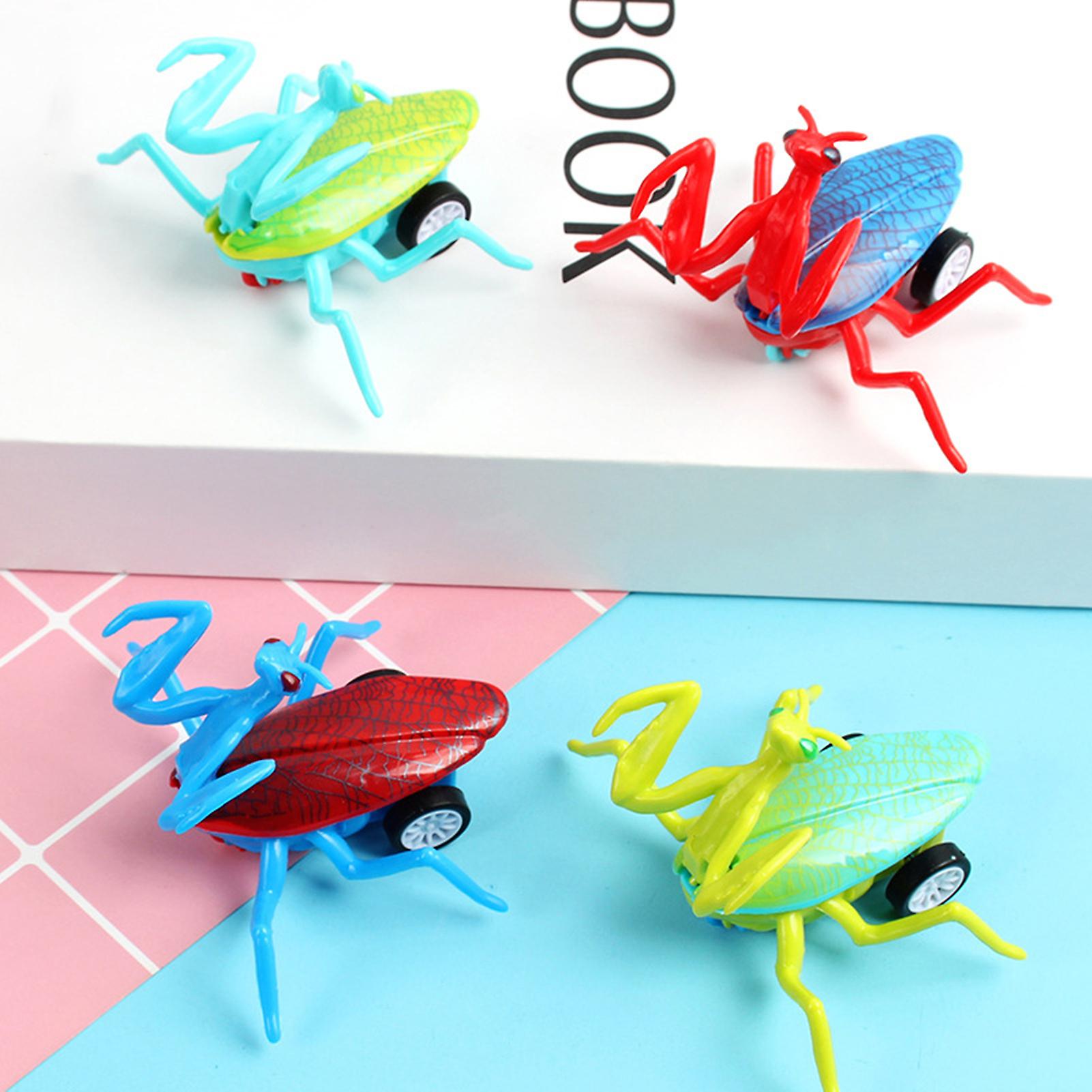 2Pcs Cartoon Mantis Pull Back Cars Battery-Free Racing Vehicle Toy ...