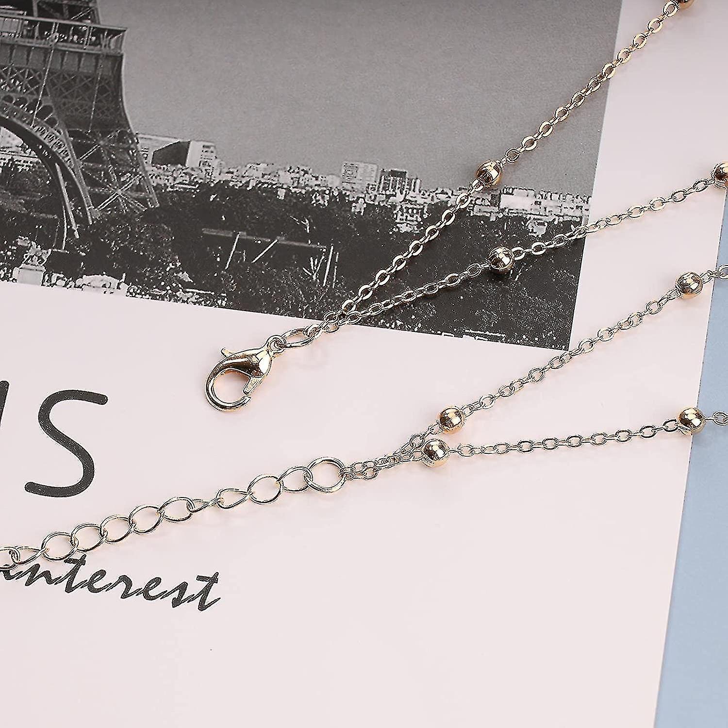 Layered Waist Beaded Body Chain Rhinestone Belly Chains Belt Beach ...