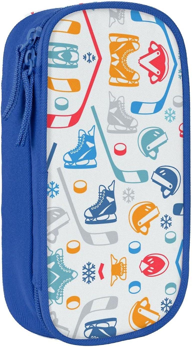 AQ752 Hockey Elements Creative Patterned Printed High Capacity Pencil ...