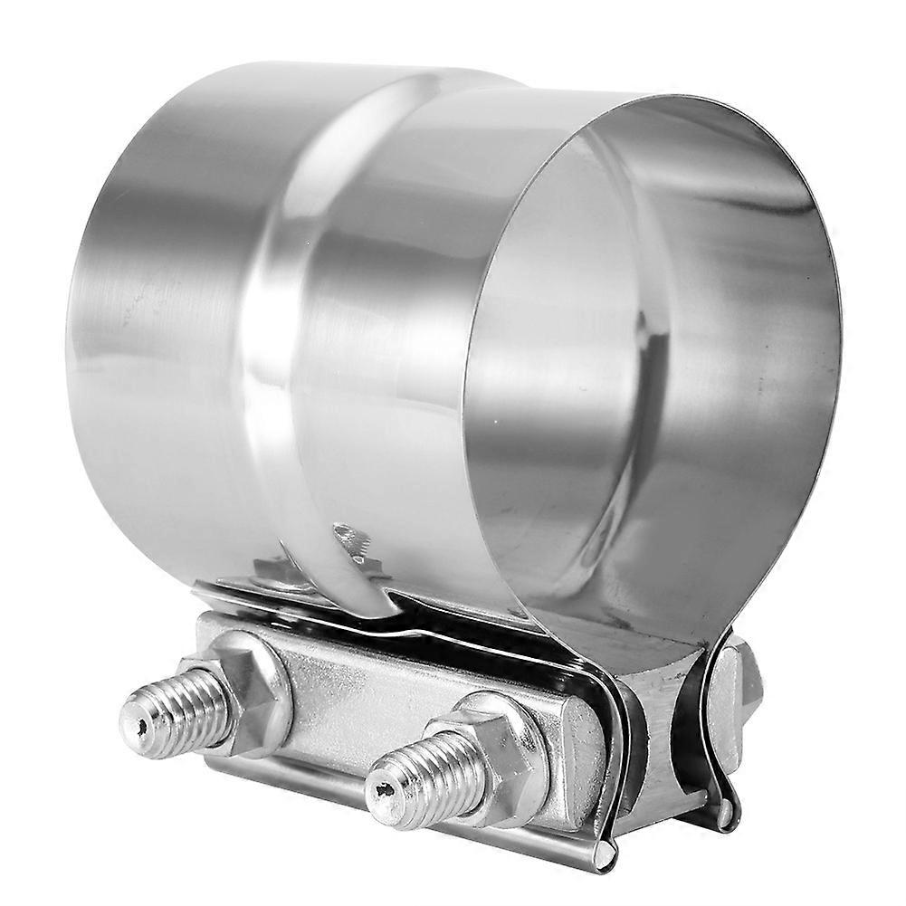 Universal Car Stainless Steel Exhaust Pipe Clamp Lap Joint Band Clamp ...