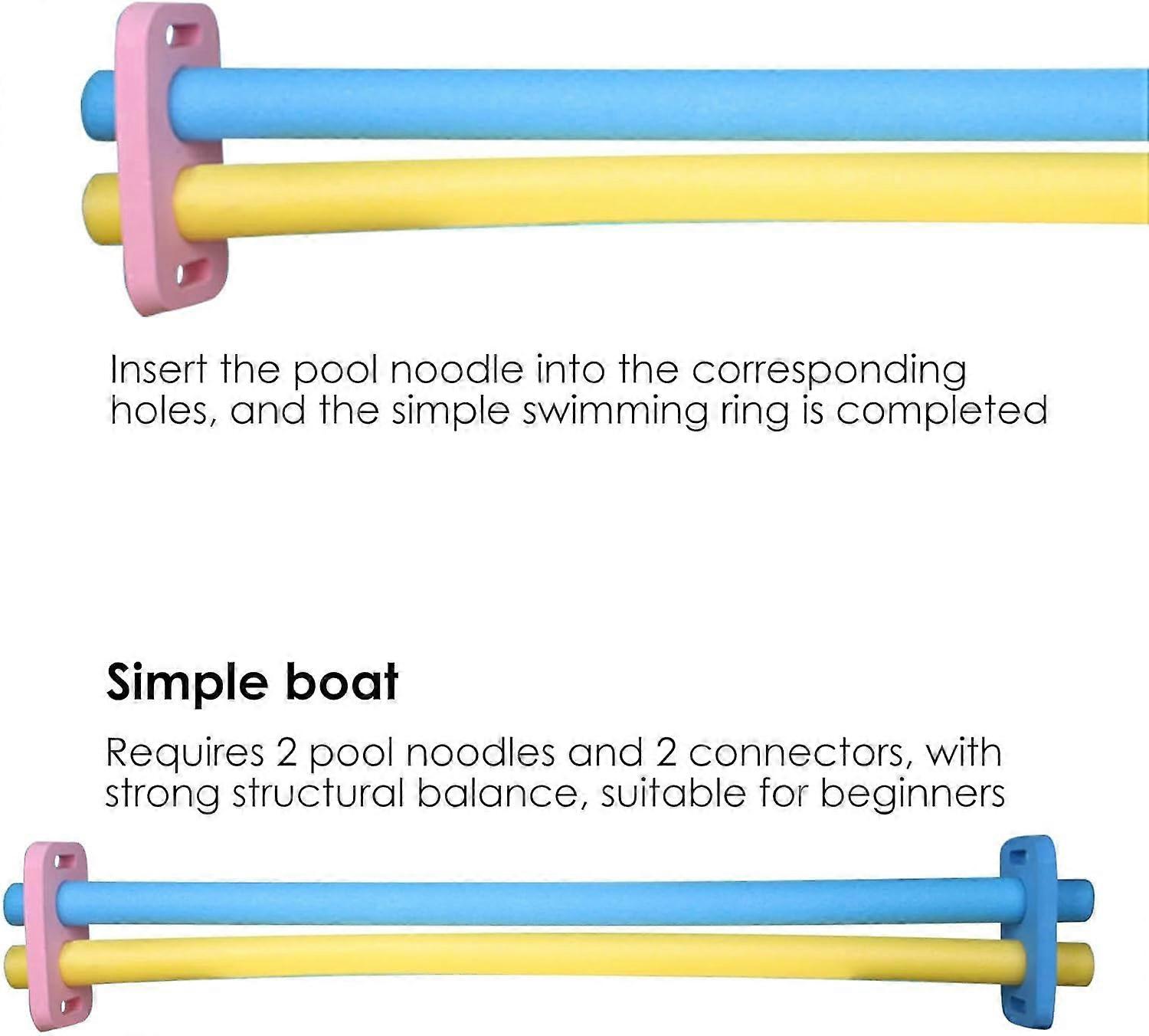Swim Noodles Connector - Pool Noodle Connector | 3 Swimming Noodle Foam ...