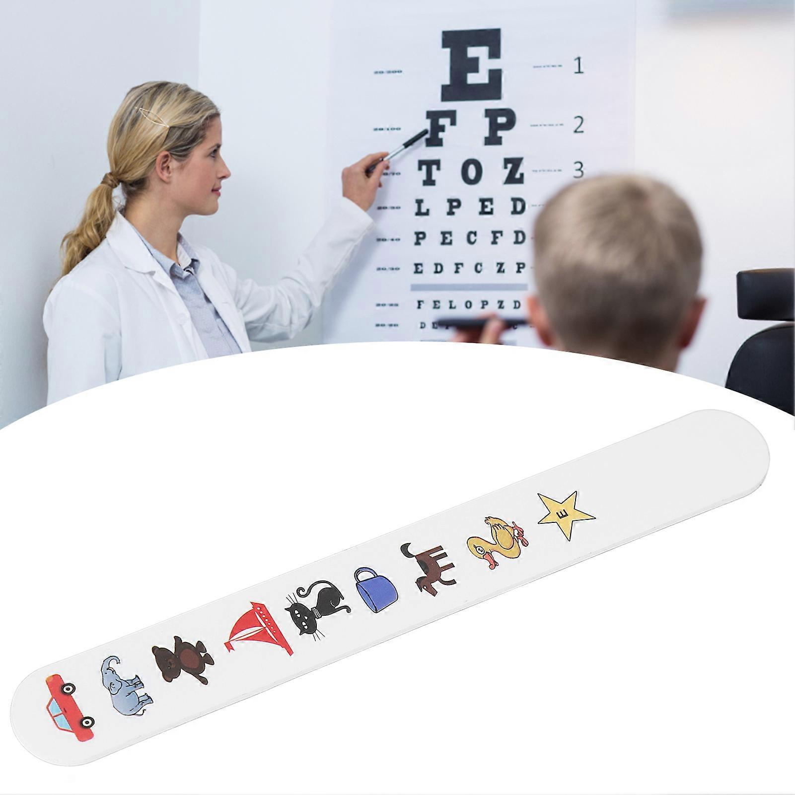 Kids Fixation Stick Vision Tester Clear Colorful Animal Patterns ...