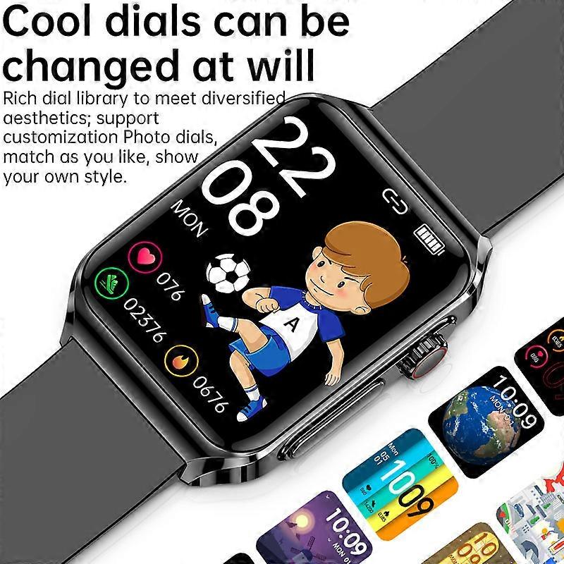 Smartwatch JL05 DH Bluetooth Call 1.85" Large HD Screen ECG HRV NFC ...