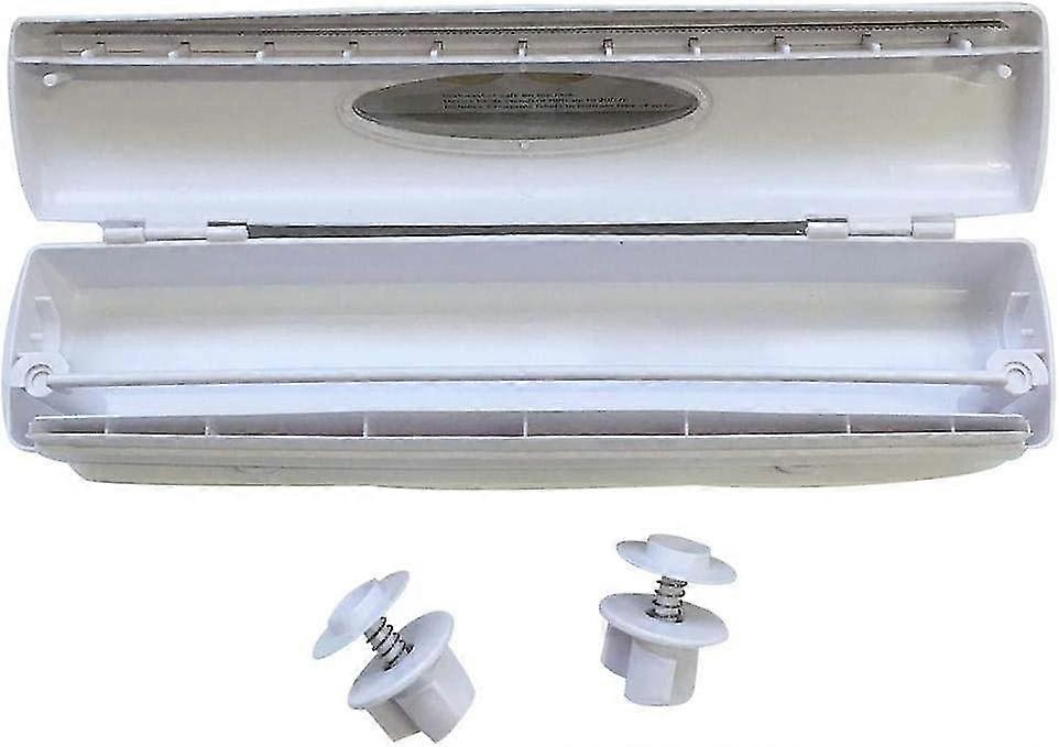 Food Wrap Or Aluminum Foil Dispenser In White, Plastic, 30 Cm | Fruugo UK