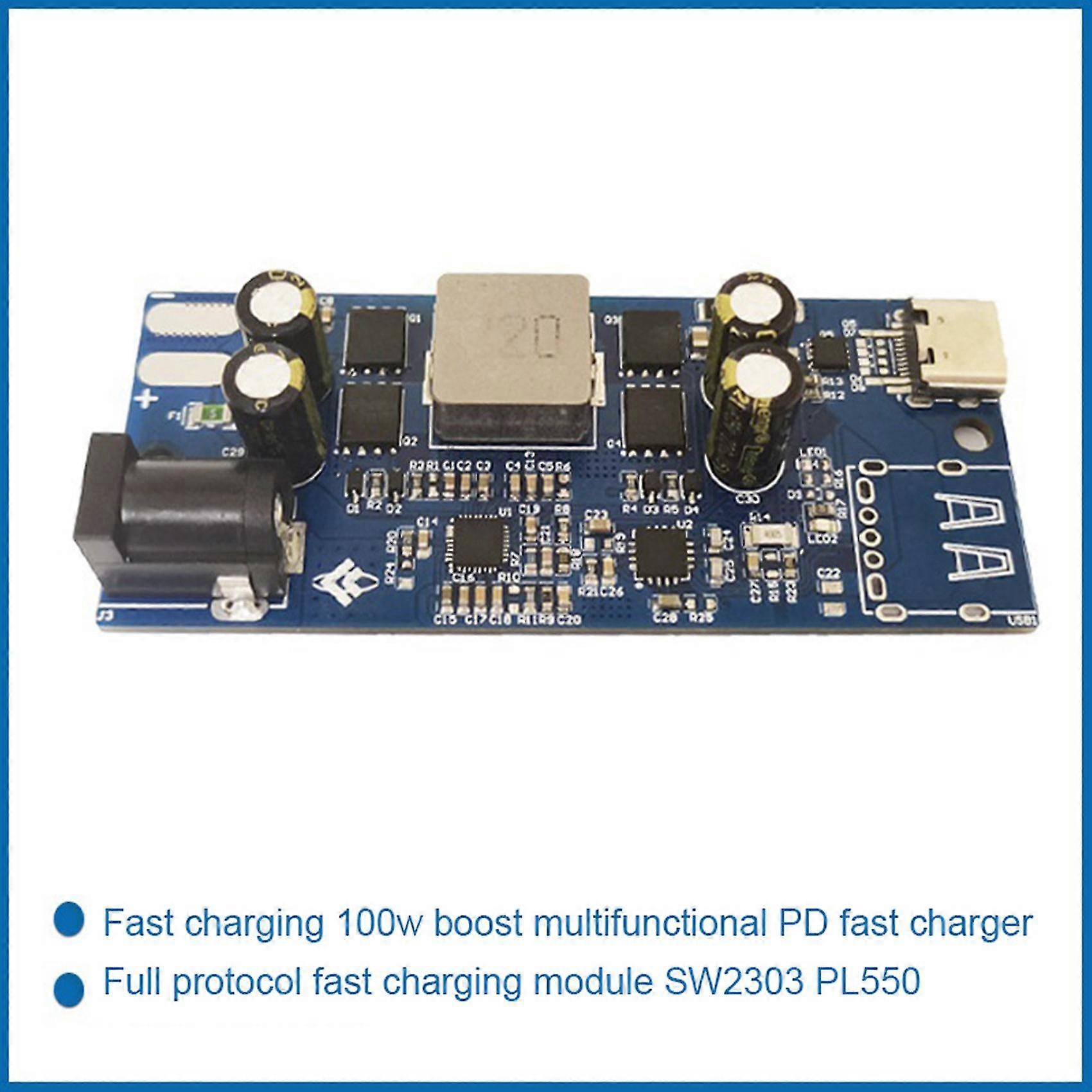 Full Protocol Fast Charging Module Sw2303 Pl5501 Fast Charging 100w Buck-boost Module Pd Fast ...