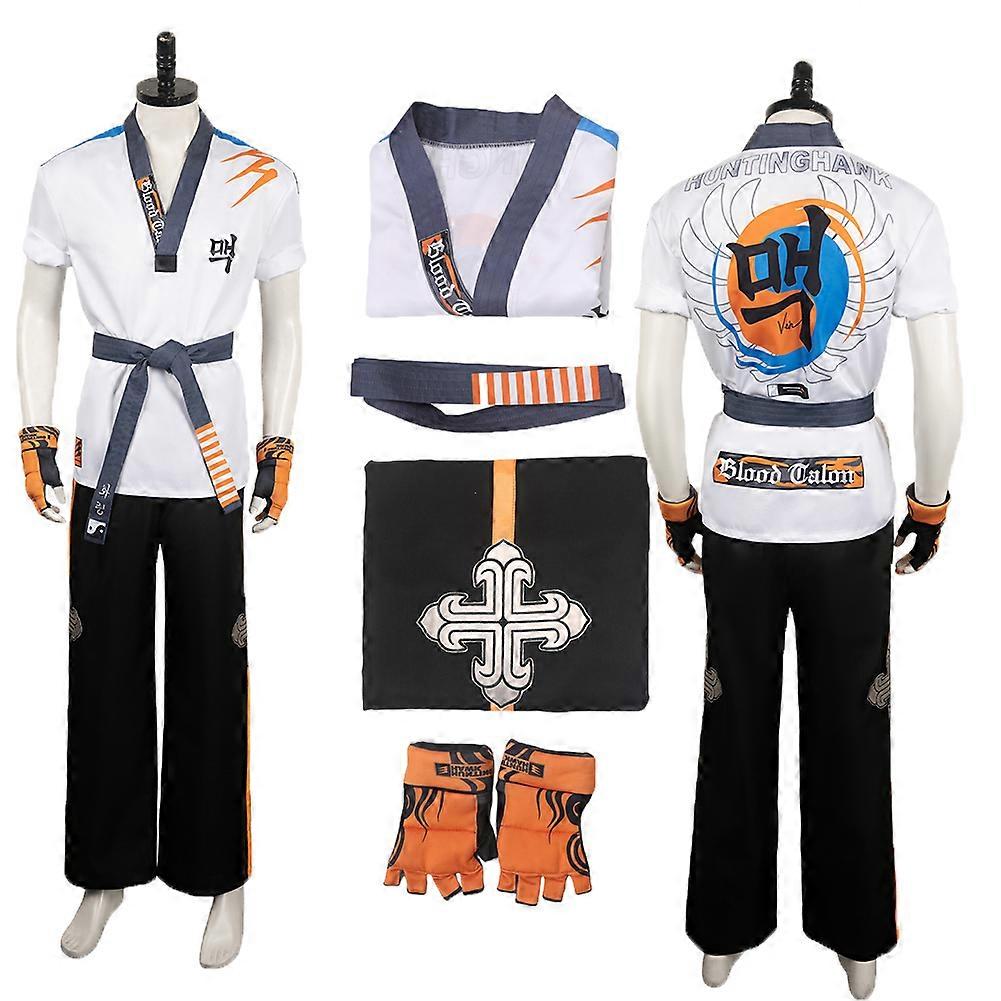 Game Cos Hwoarang Cosplay Costume Outfits Fantasy Clothes Pants ...