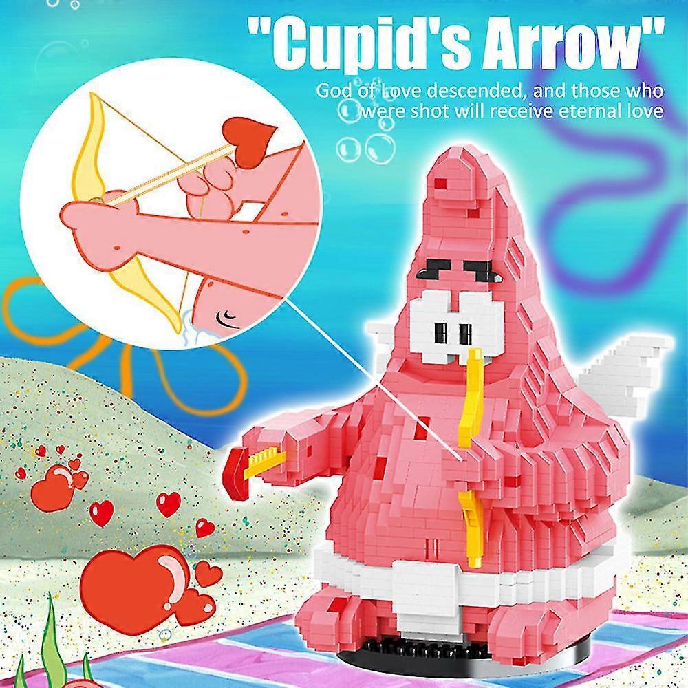 Spongebob Squarepants Cartoon Building Blocks Anime Figure Gary the ...